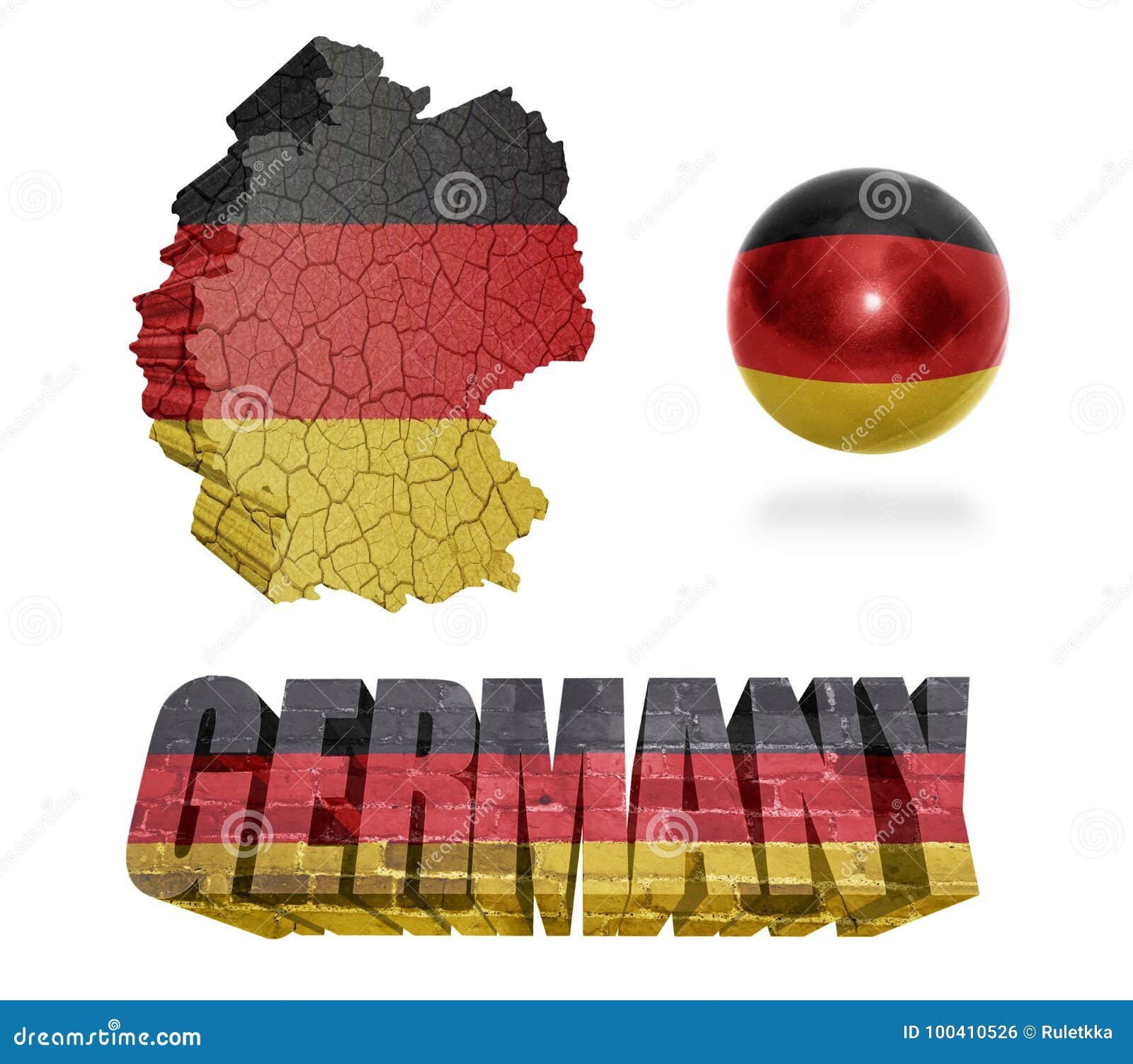 German Symbols stock illustration. Illustration of country - 100410526
