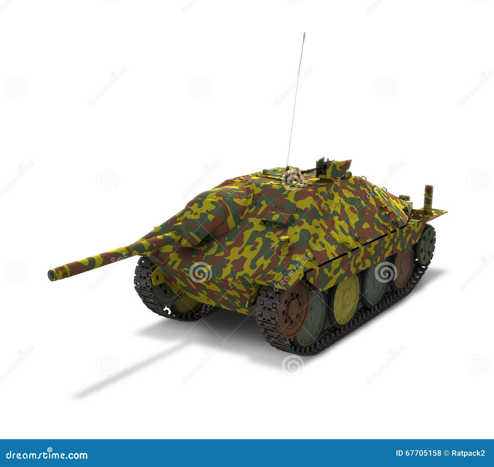 German Tank Hetzer stock photo. Image of panzer, warfare - 67705158