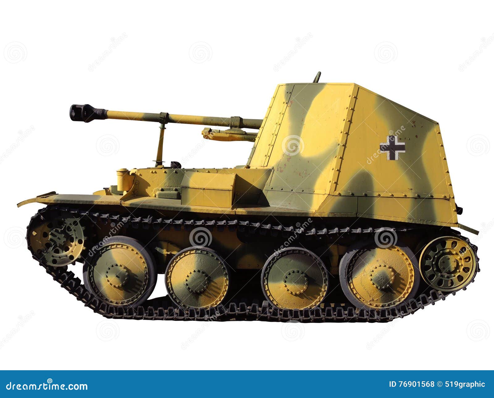 German tank model. stock photo. Image of armed, fight - 76901568