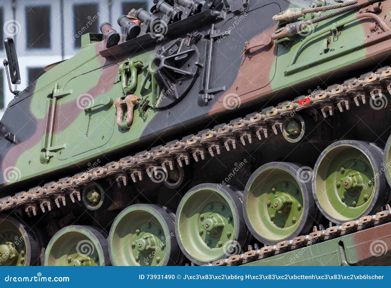 German tank on a platform stock photo. Image of germany - 73931490