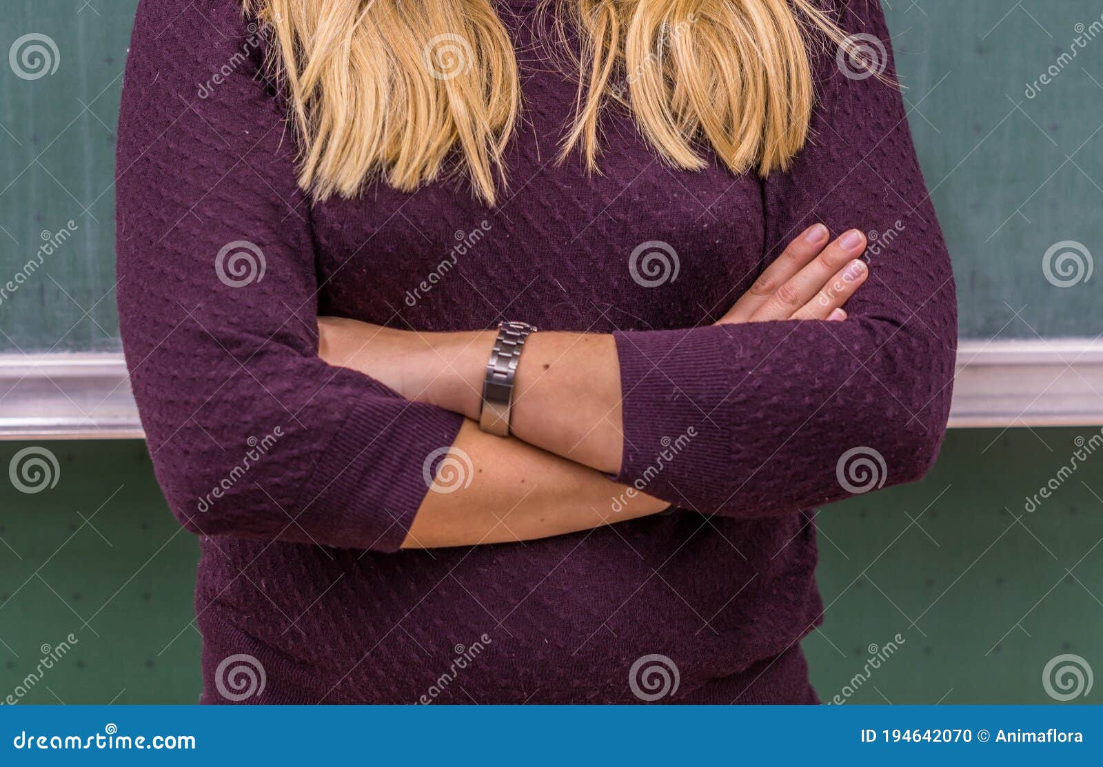German Teacher in the Classroom Stock Photo - Image of woman, germany ...