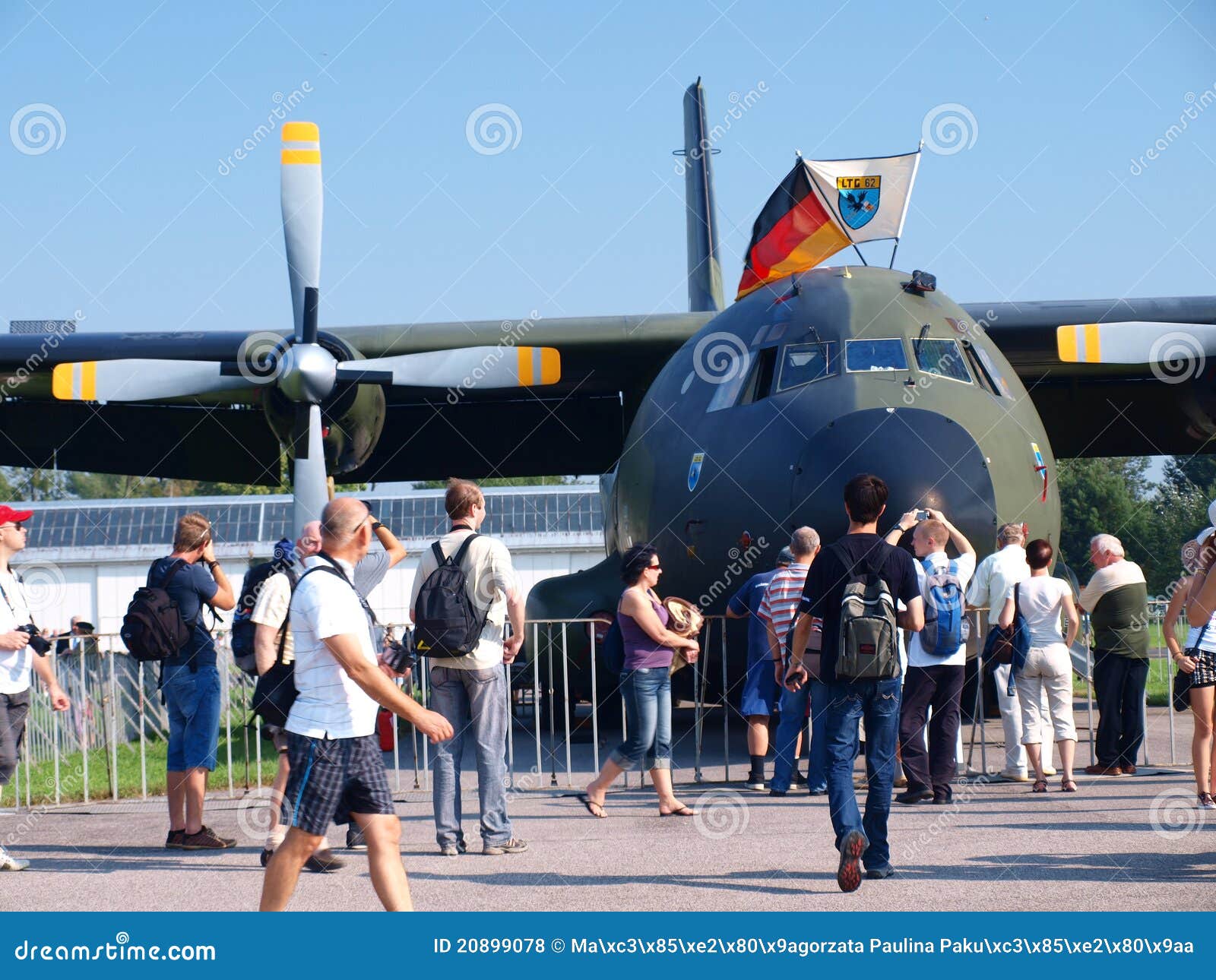 German Transall C-160, Radom, Poland Editorial Stock Photo - Image of ...