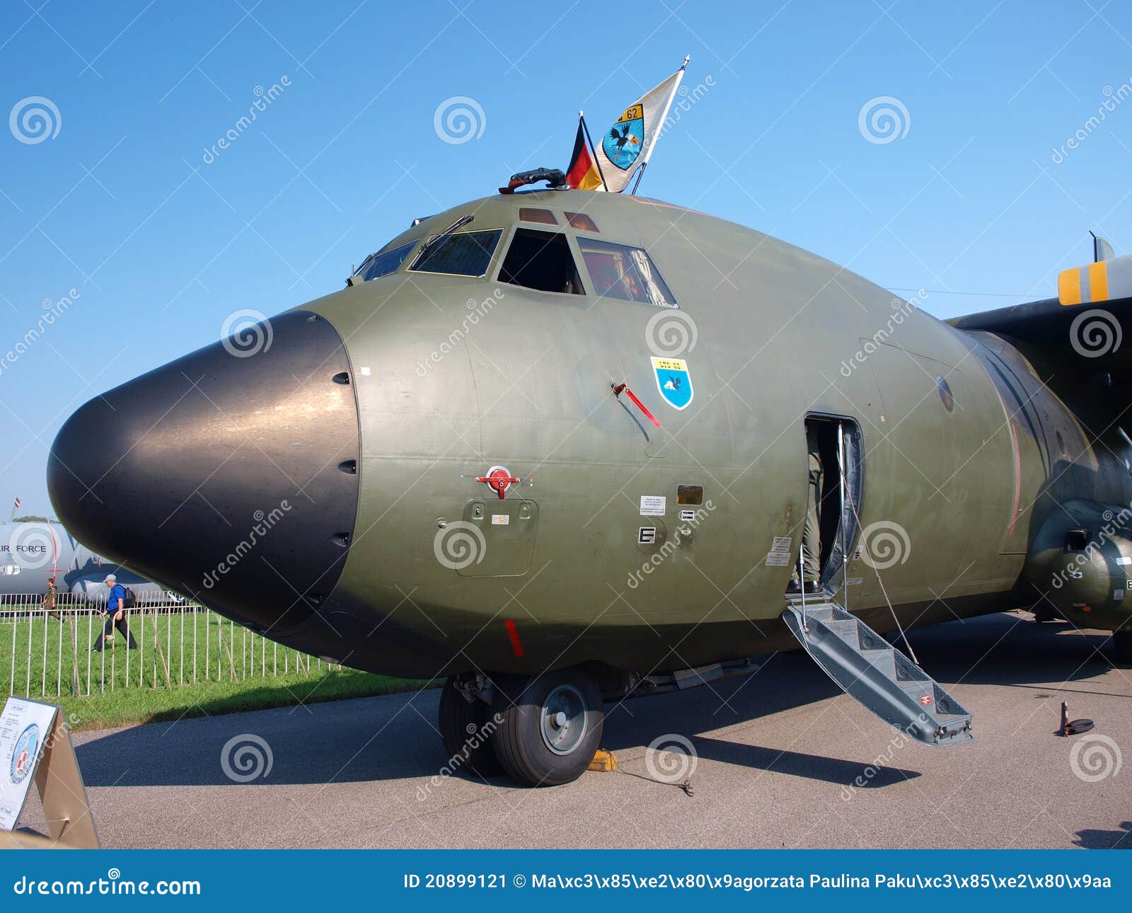 German Transall C-160, Radom, Poland Editorial Photo - Image of ...