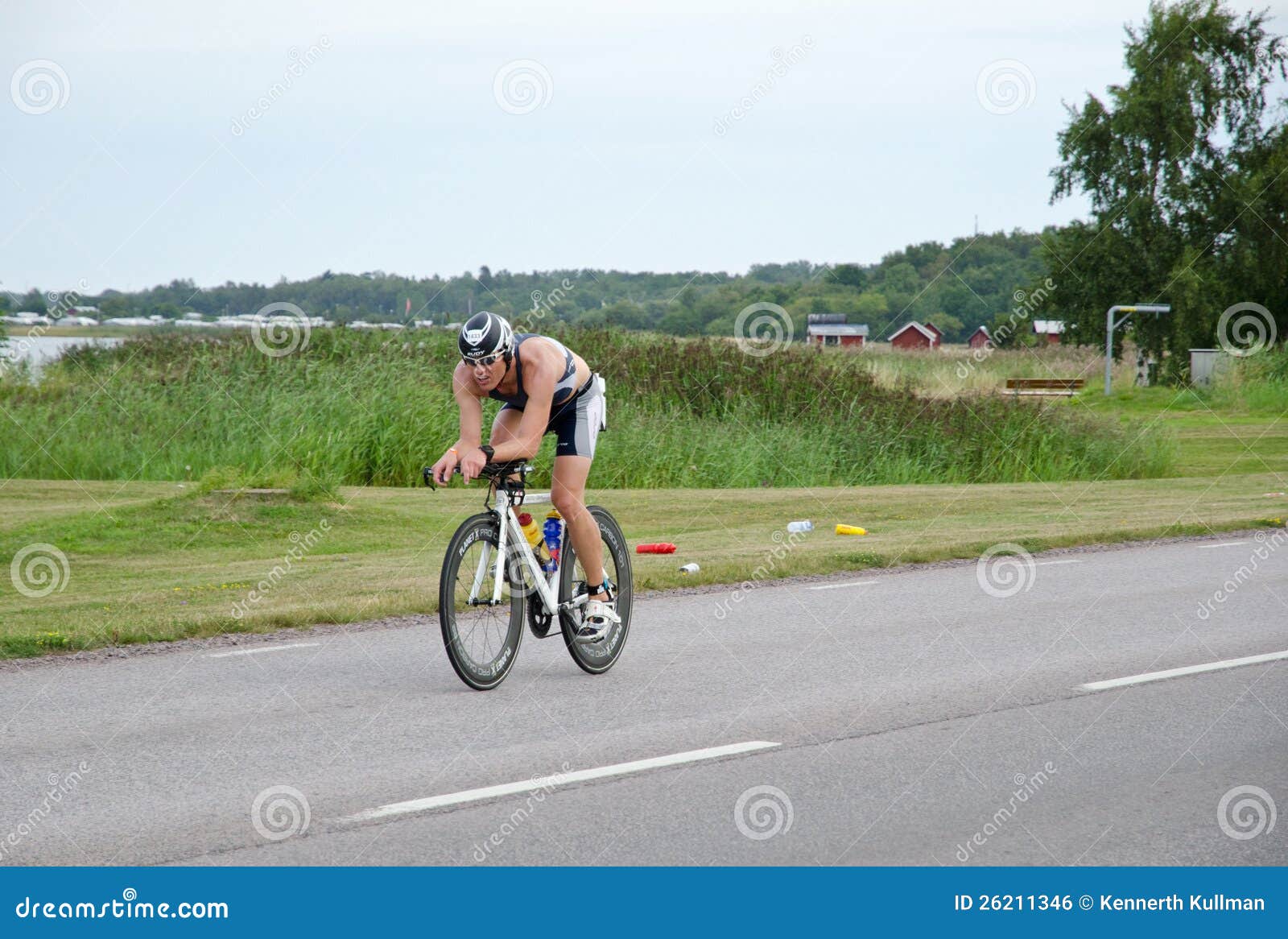 German Triathlete at Ironman Sweden 2012 Editorial Photo - Image of ...