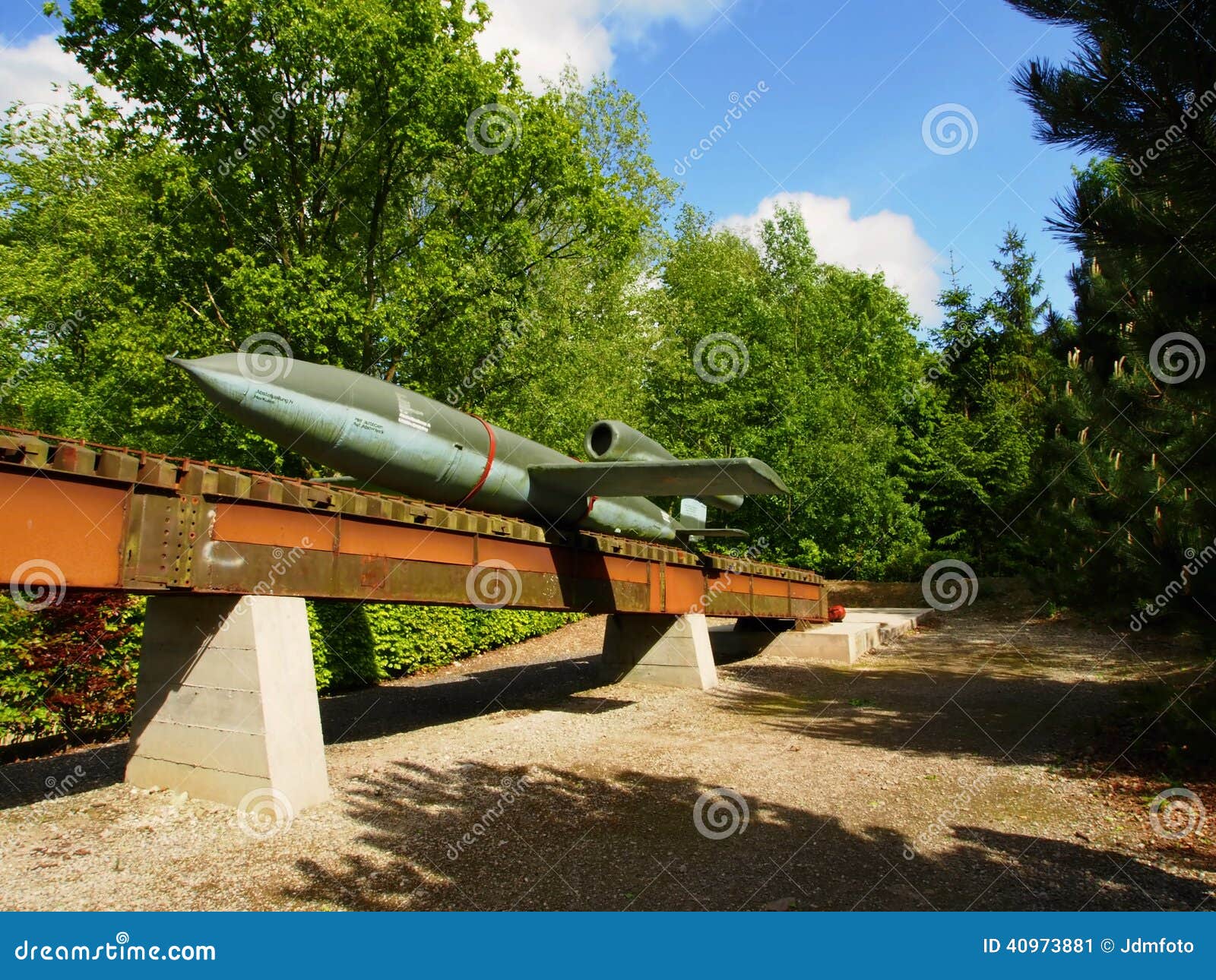 German V 1 missile stock image. Image of plane, germans - 40973881