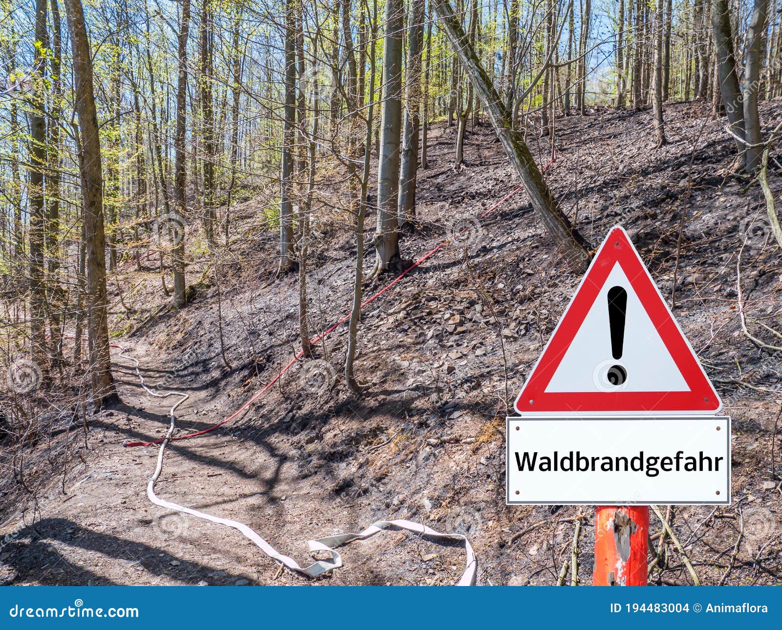 German Warning Sign Royalty-Free Stock Image | CartoonDealer.com #112757536