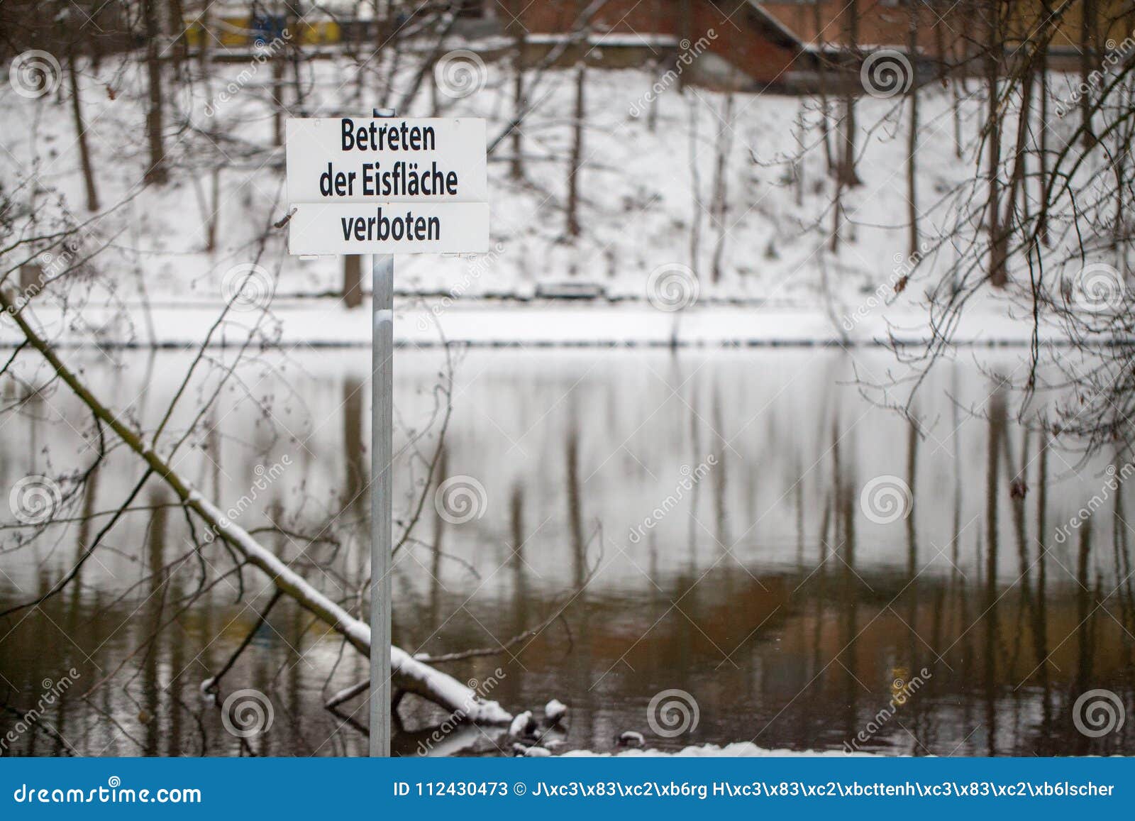 German Warning Sign Royalty-Free Stock Photography | CartoonDealer.com ...