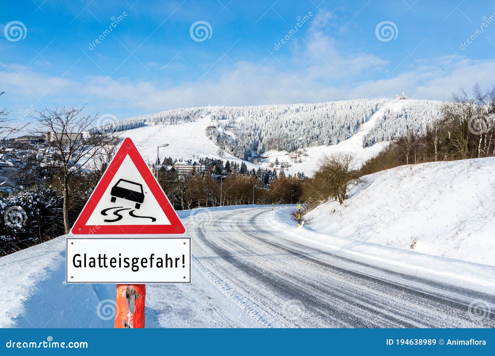 German Warning Sign Royalty-Free Stock Image | CartoonDealer.com #112757536