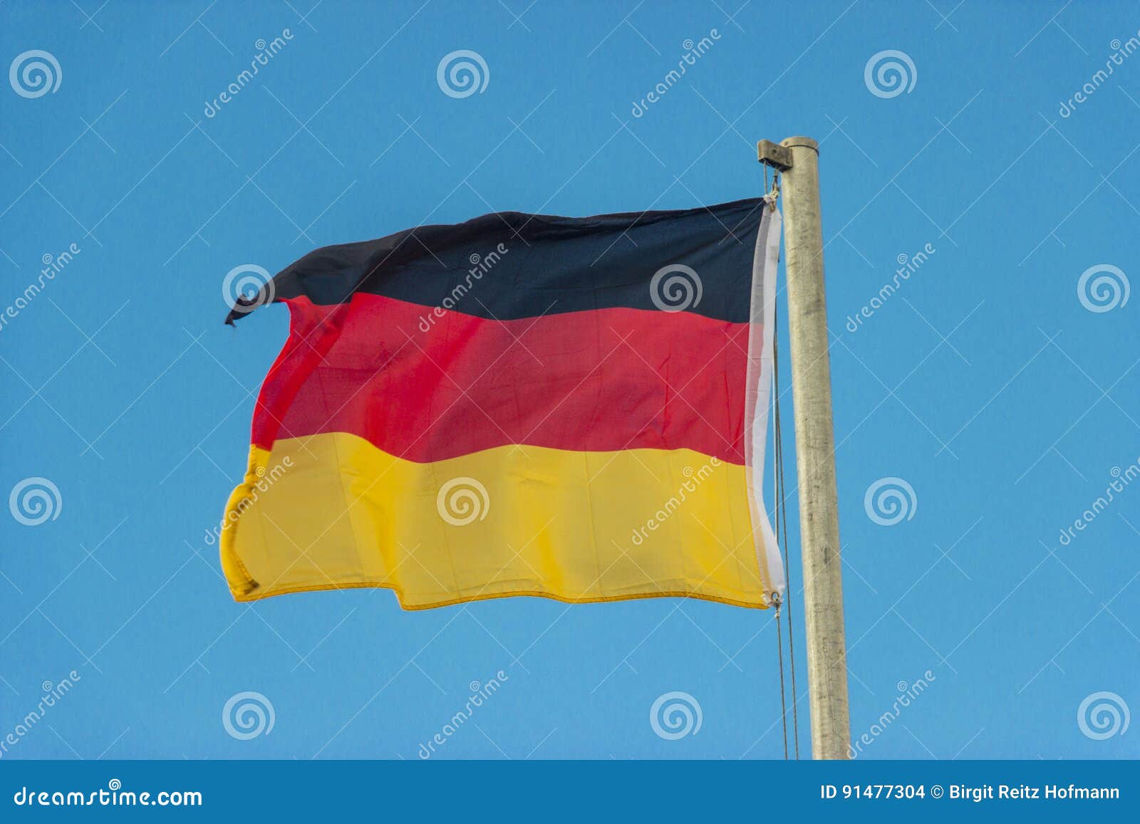 German waving flag stock photo. Image of banner, symbol - 91477304