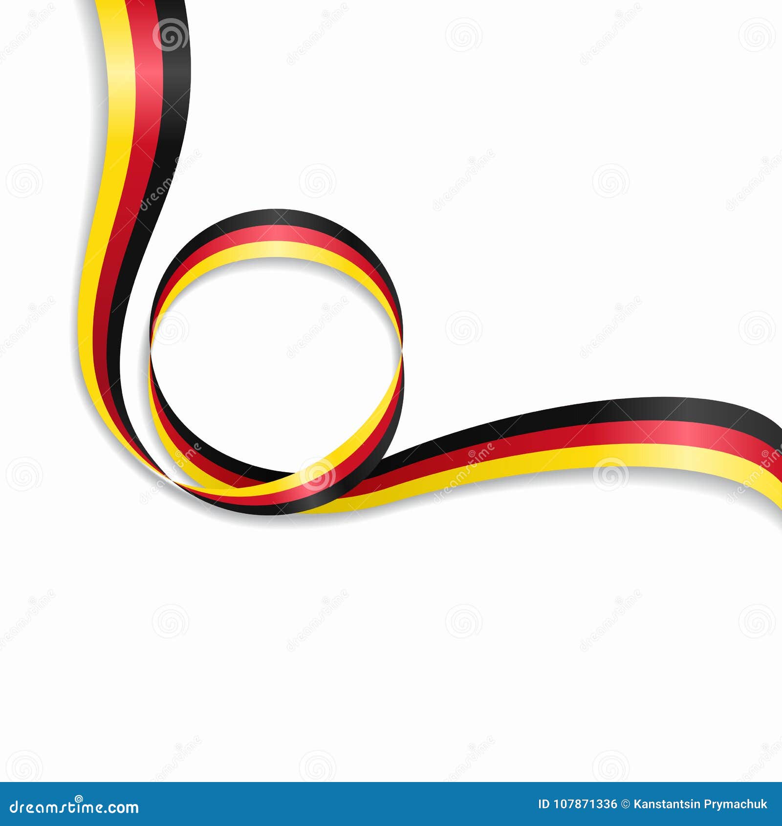 German Wavy Flag Background. Vector Illustration. Stock Vector ...