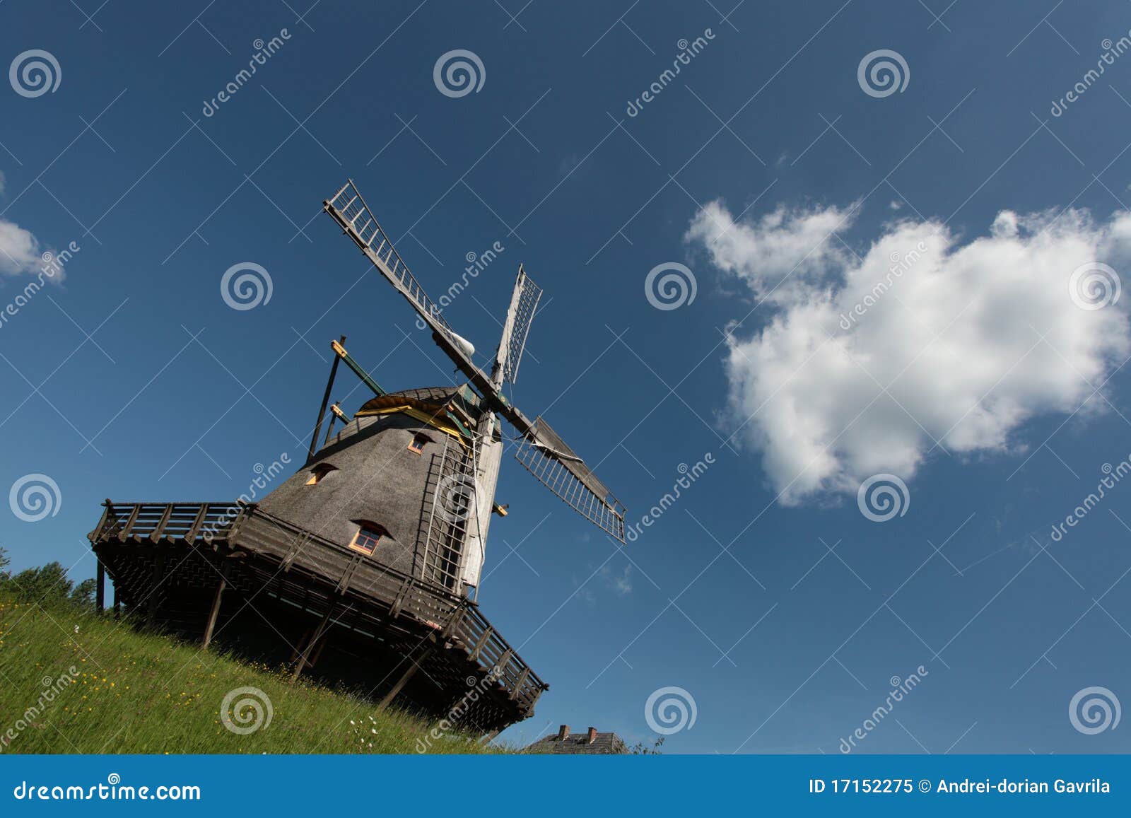 German Windmill stock image. Image of nature, windmill - 17152275