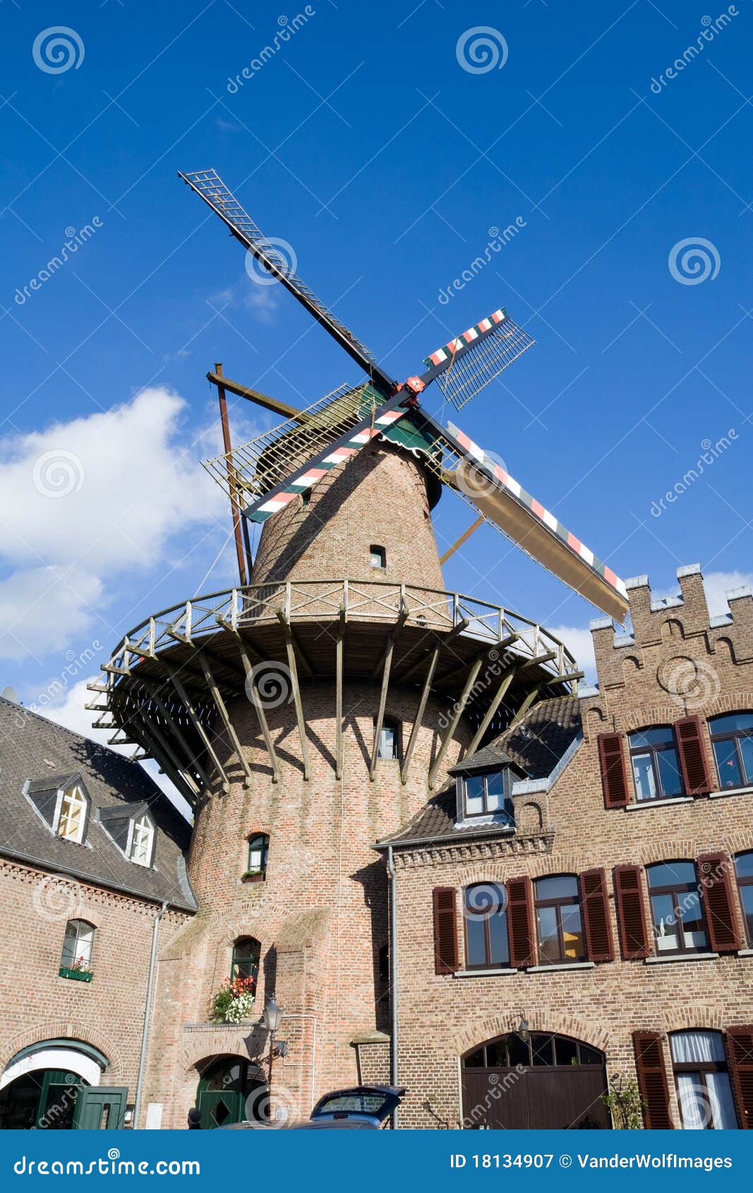 German windmill stock image. Image of blue, energy, wind - 18134907