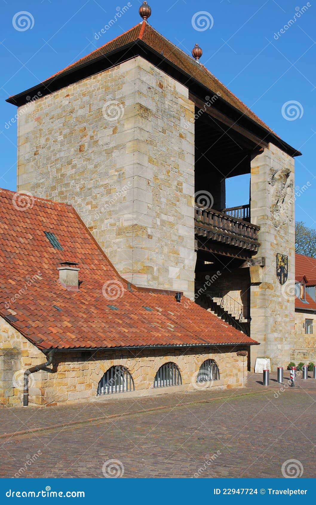 German Wine Gate,Palatinate,Germany Stock Photo - Image of local ...