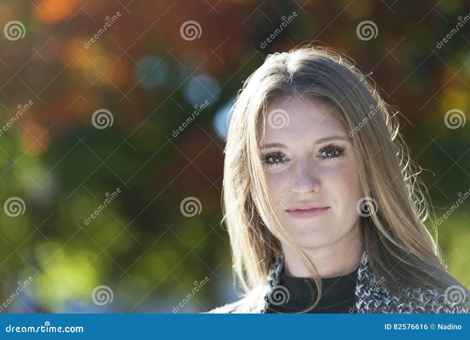 German Woman Smiling at the Camera Stock Photo - Image of females, eyes ...