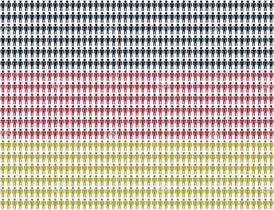 German workforce with flag stock illustration. Illustration of ...