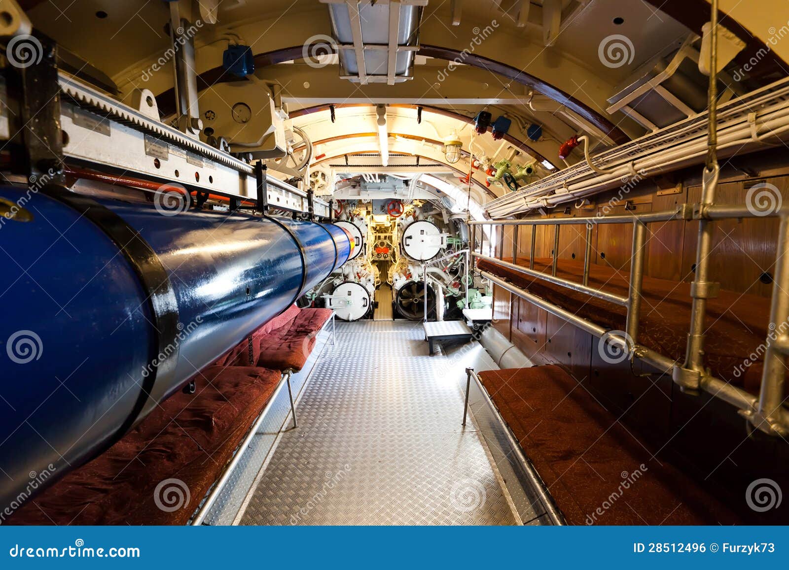 German World War 2 Submarine Type VIIC/41 - Torpedo Compartment Stock ...