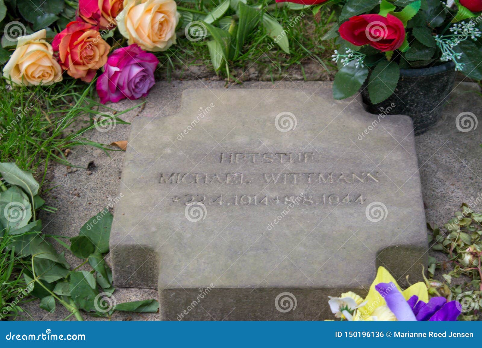 The German WW2 Cemetery in Normandy Editorial Photo - Image of graves ...