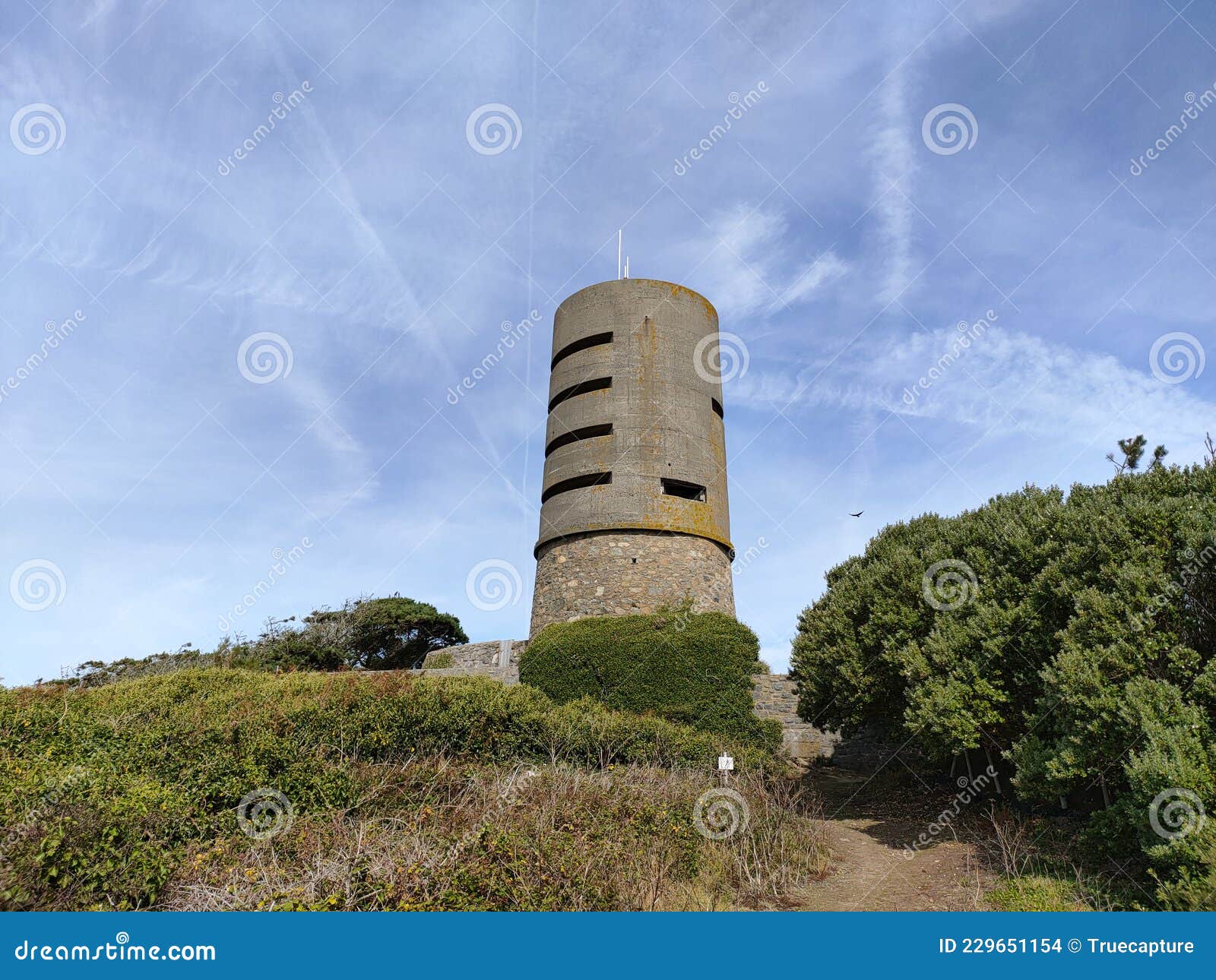 German WWII World War Two Fortification Guernsey Editorial Stock Image ...