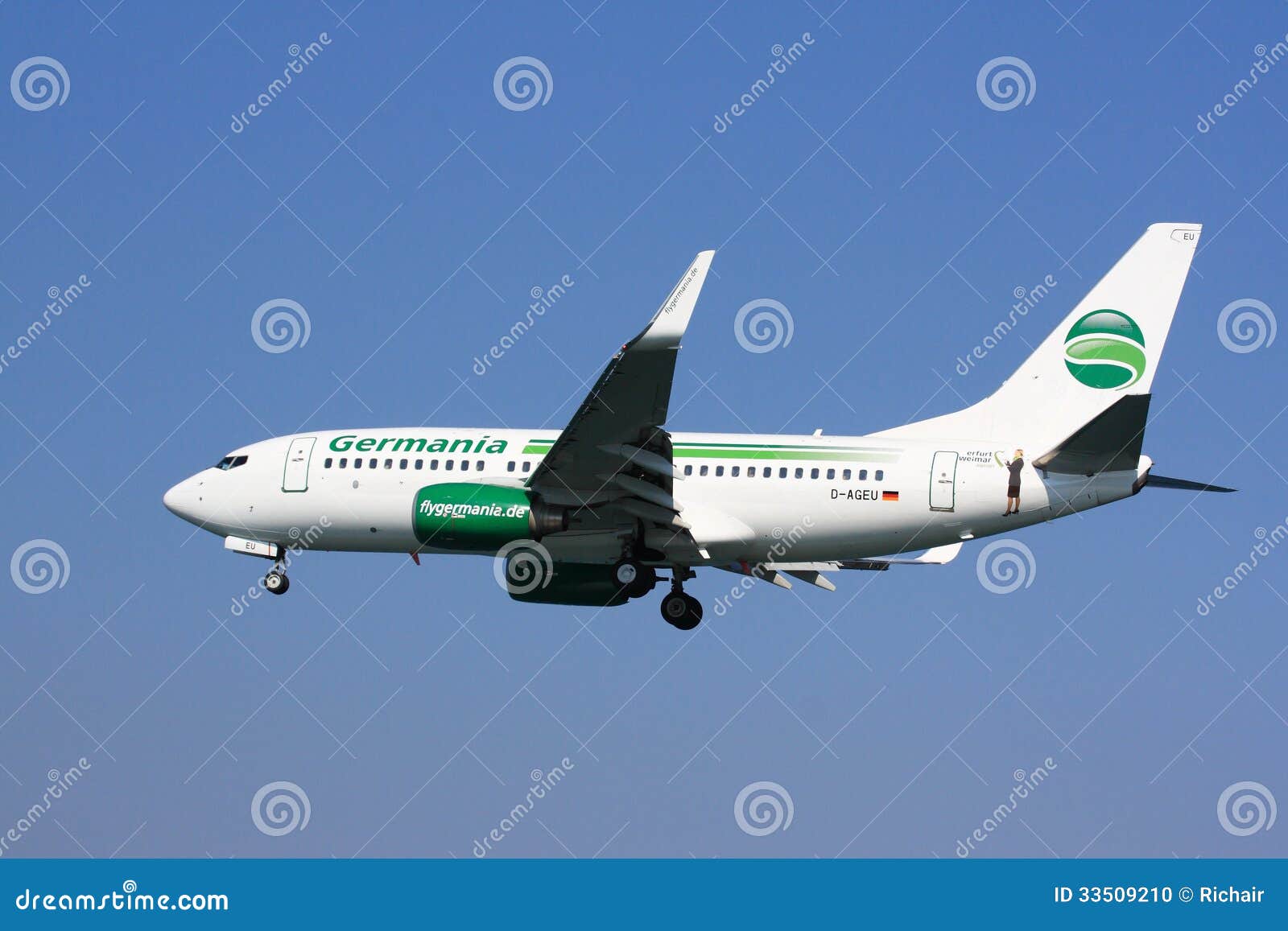Germania Boeing 737 editorial image. Image of travel - 33509210