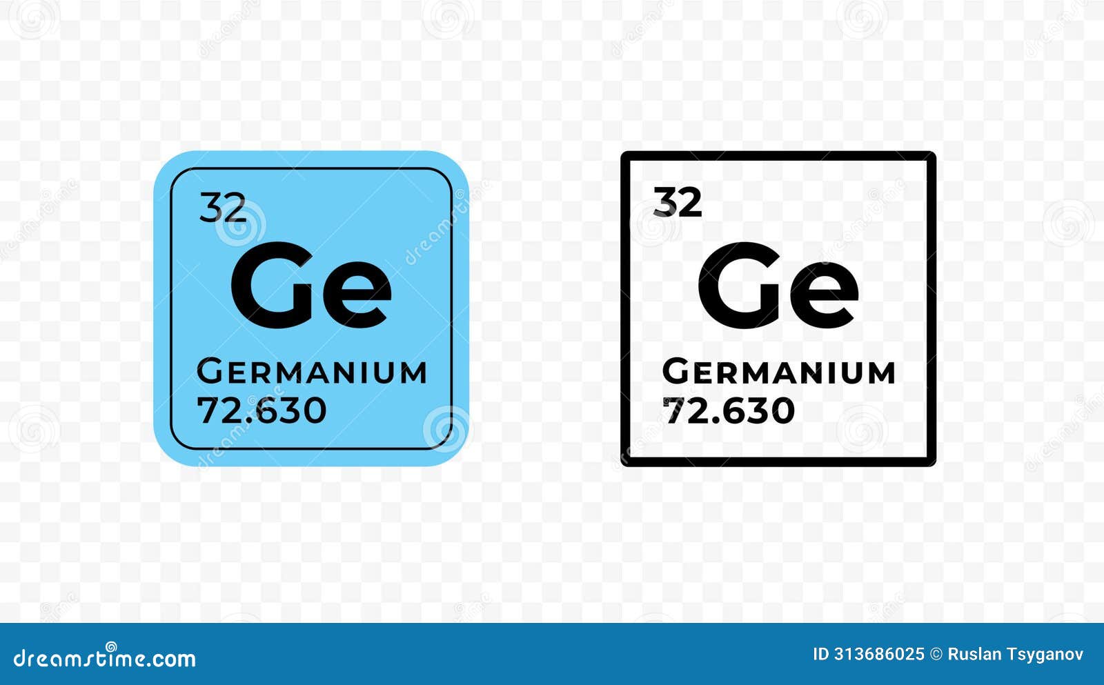 Germanium, Chemical Element of the Periodic Table Vector Stock Vector ...