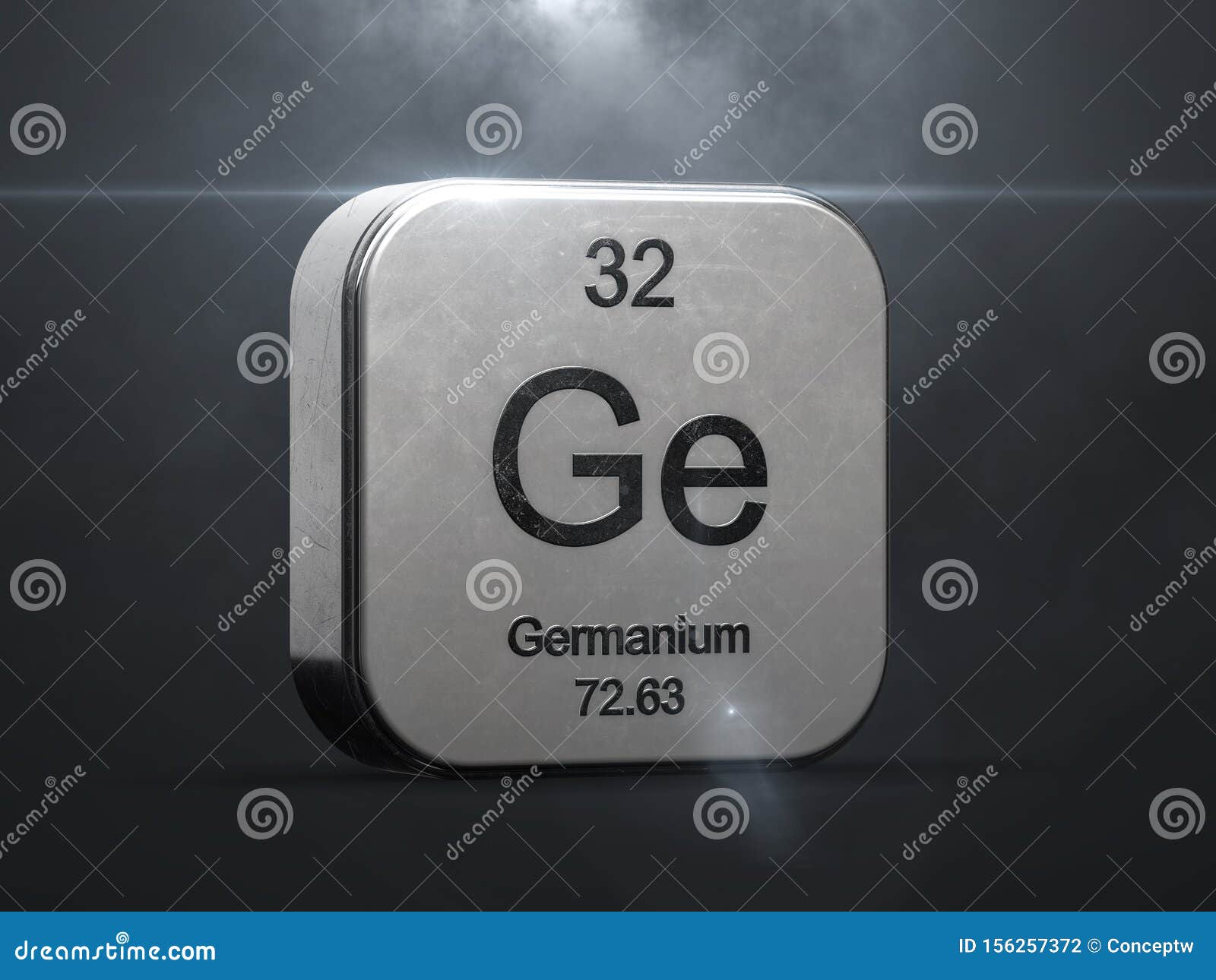 Germanium Element from the Periodic Table Stock Illustration ...