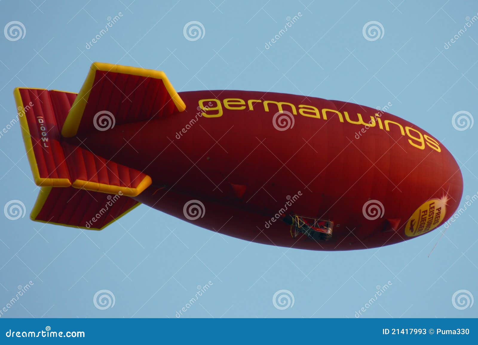 Germanwings blimp editorial stock photo. Image of aircraft - 21417993