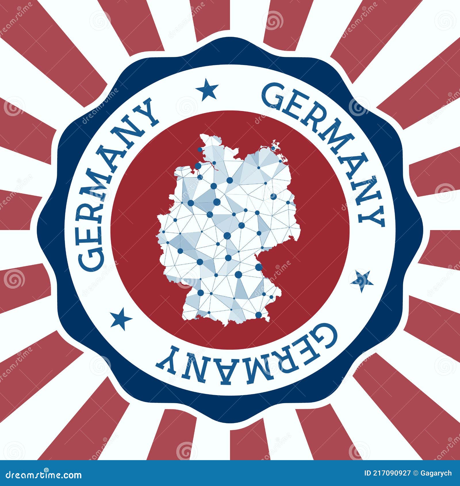 Germany Badge. stock vector. Illustration of germany - 217090927