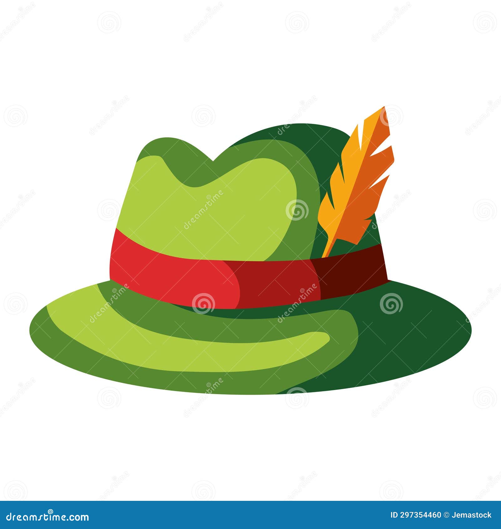 Germany bavarian hat stock illustration. Illustration of culture ...