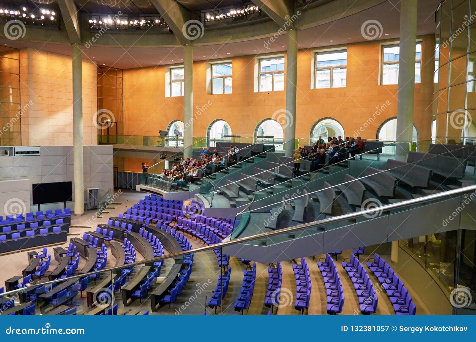 Germany. the Interior of the Reichstag in Berlin. February 16, 2018 ...
