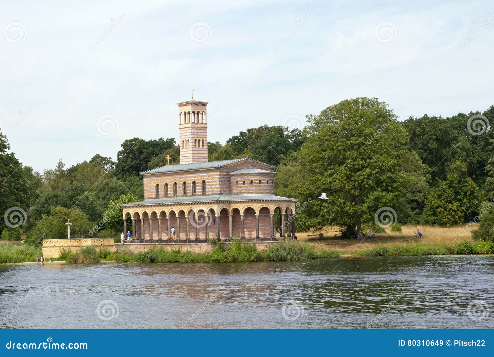 Germany, Berlin, Wannsee, Church Editorial Stock Image - Image of ...