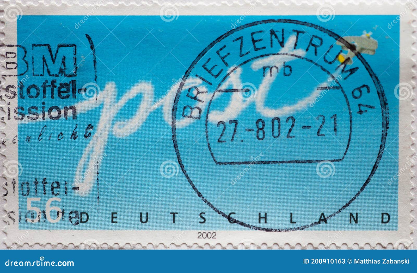 GERMANY - CIRCA 2002 : a Postage Stamp from Germany, Showing the Word ...