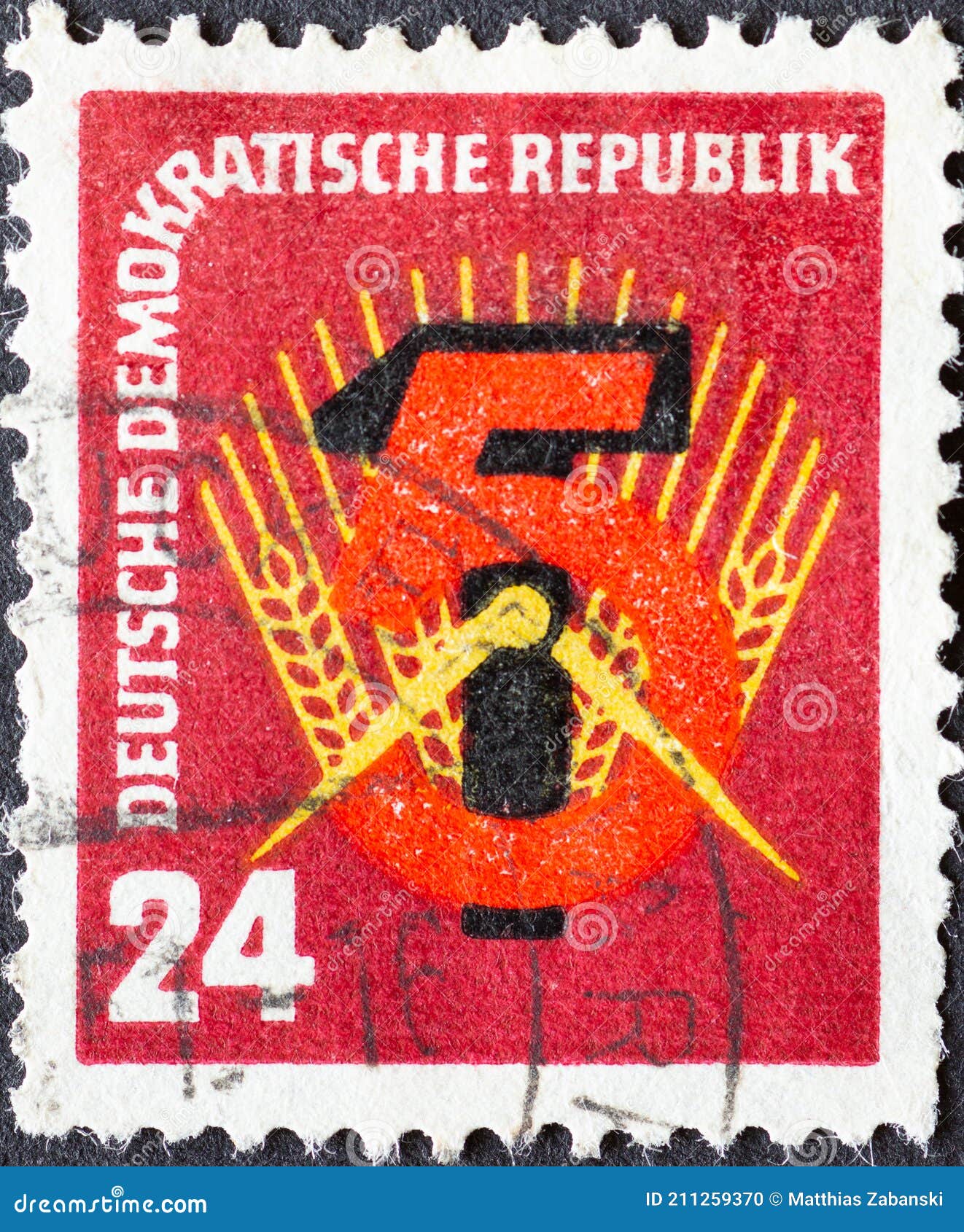GERMANY, DDR - CIRCA 1951 : a Postage Stamp from Germany, GDR Showing ...