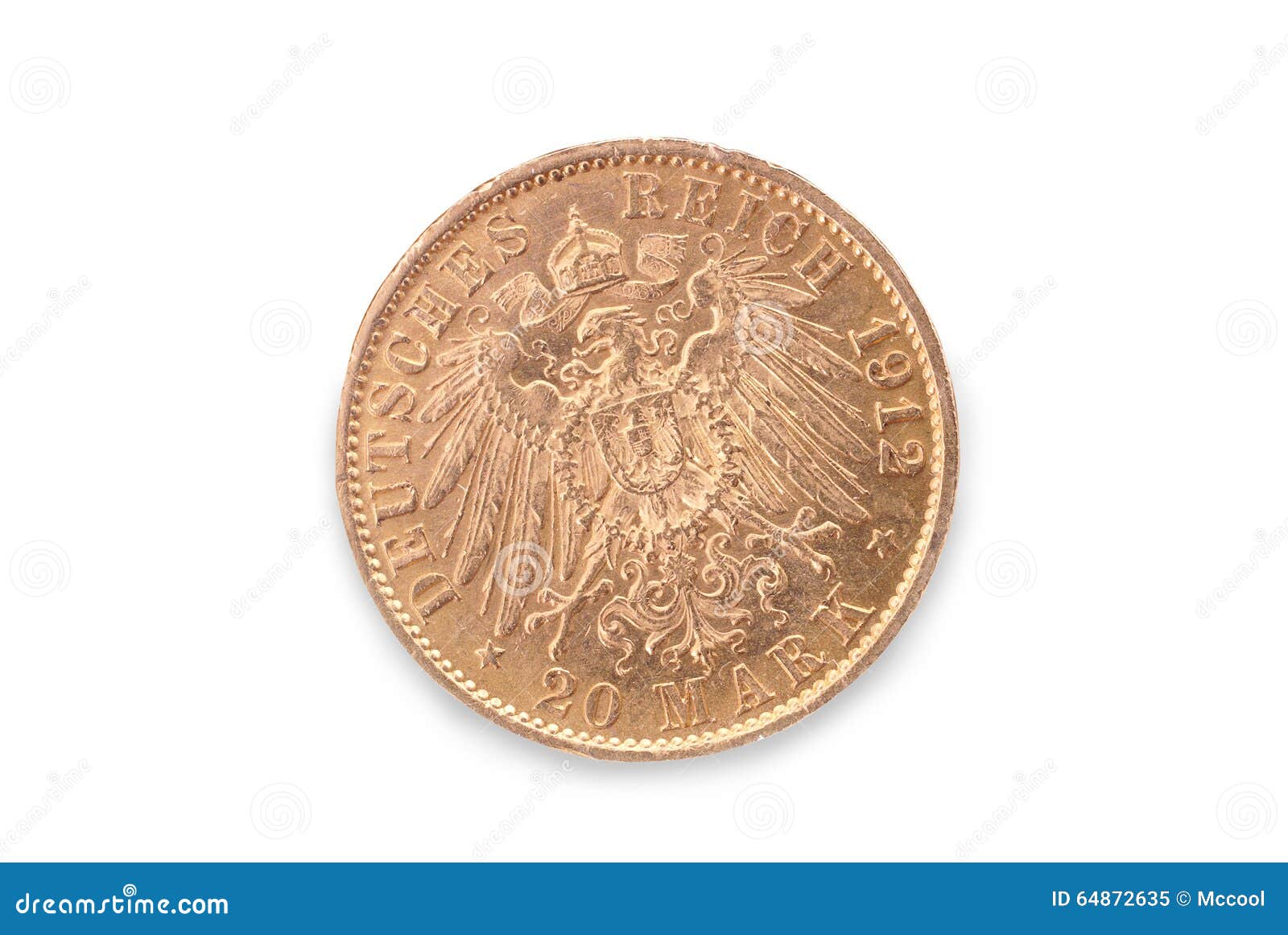 Germany Empire Hamburg Silver Coin 5 Five Marks 1899 Lions Support ...