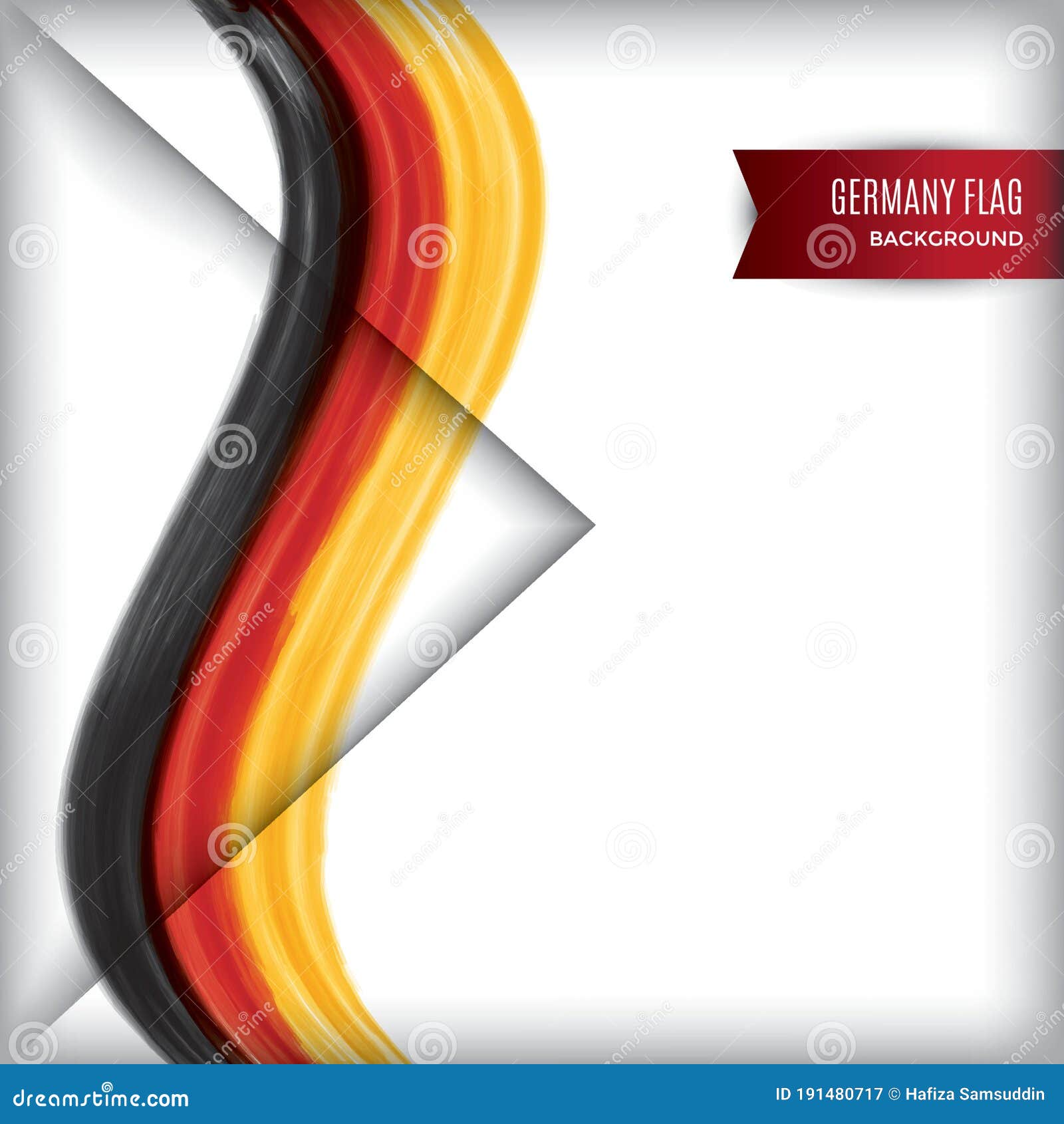 Germany Flag Background Design. Vector Illustration Decorative Design ...