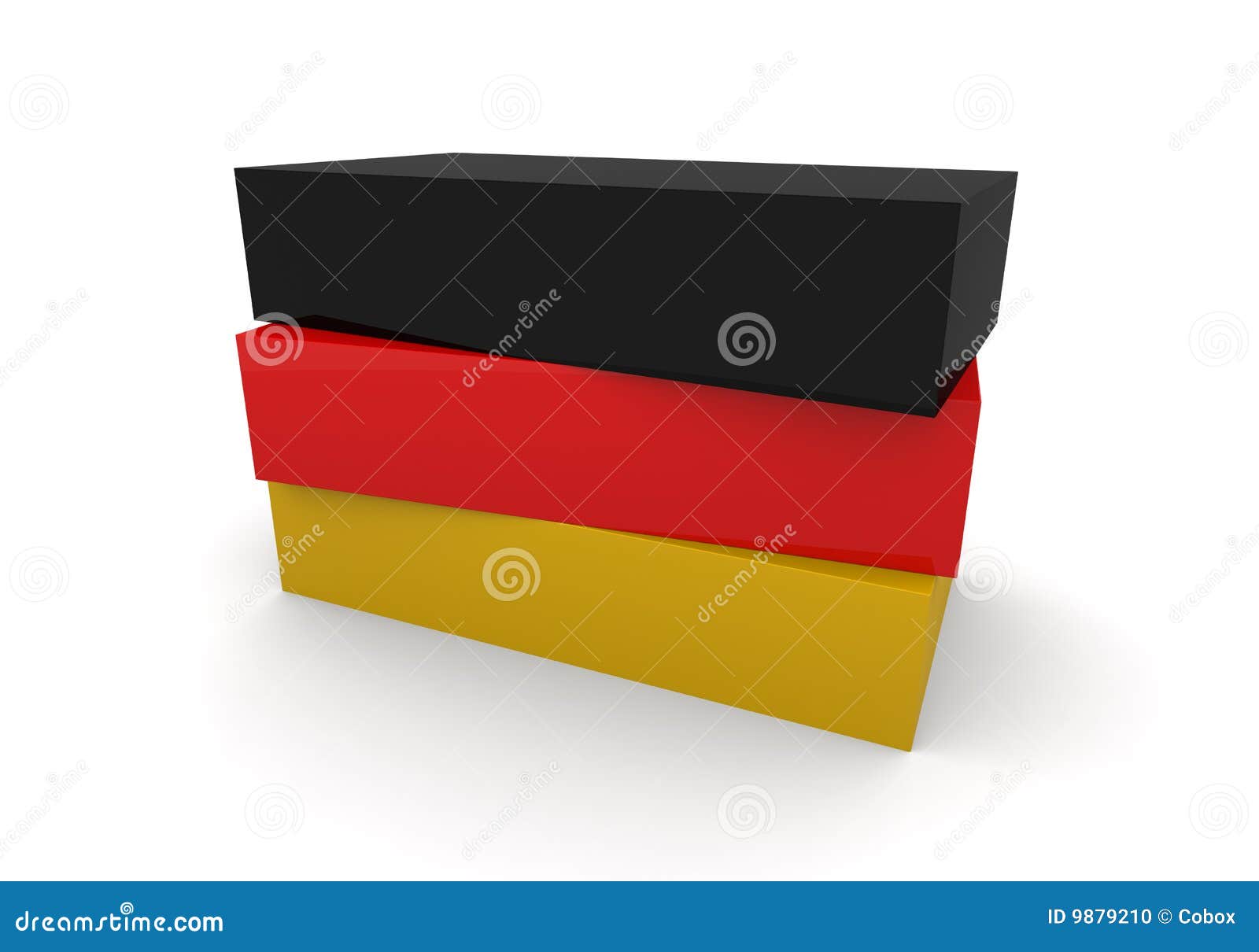 Germany Flag Blocks stock illustration. Illustration of black - 9879210