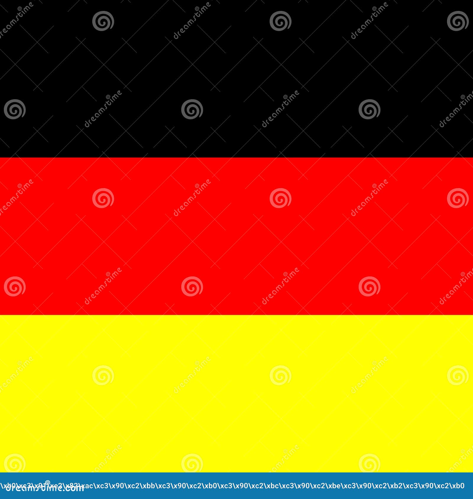 Germany Flag. the Colors and Proportions of the Original Stock Vector ...