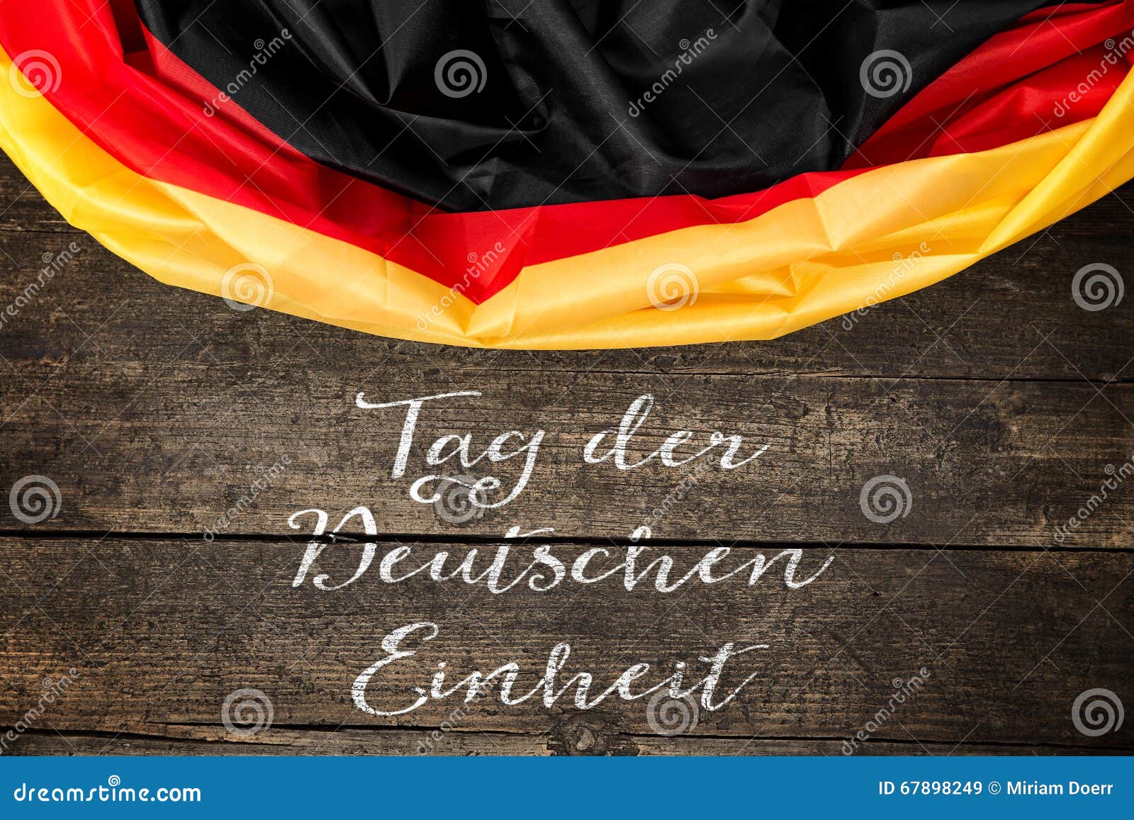Germany Flag with Germany Text for the German Unity Day Stock Image ...