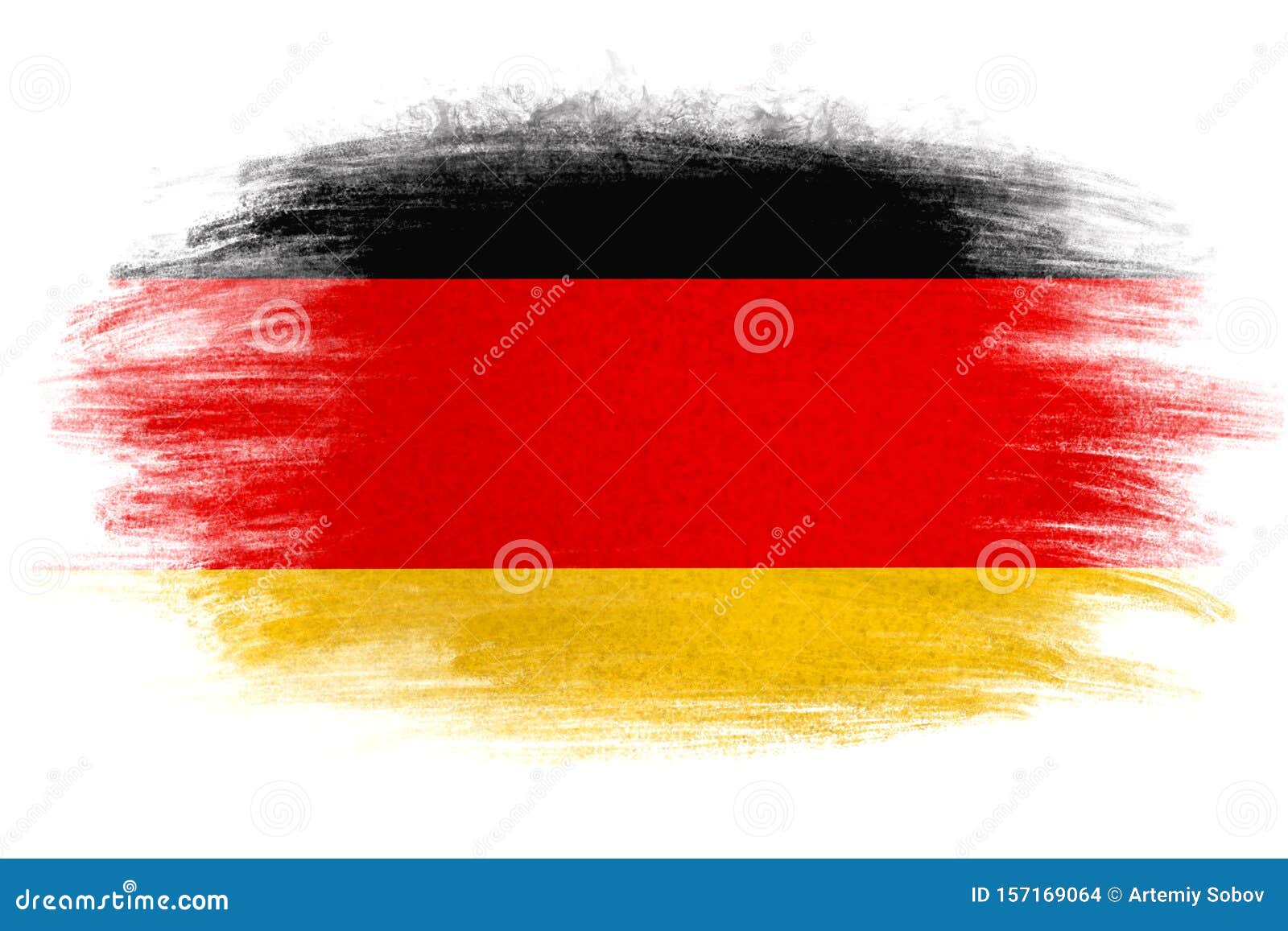 Germany Flag in Grunge Style. German Flag with Grunge Texture Stock ...