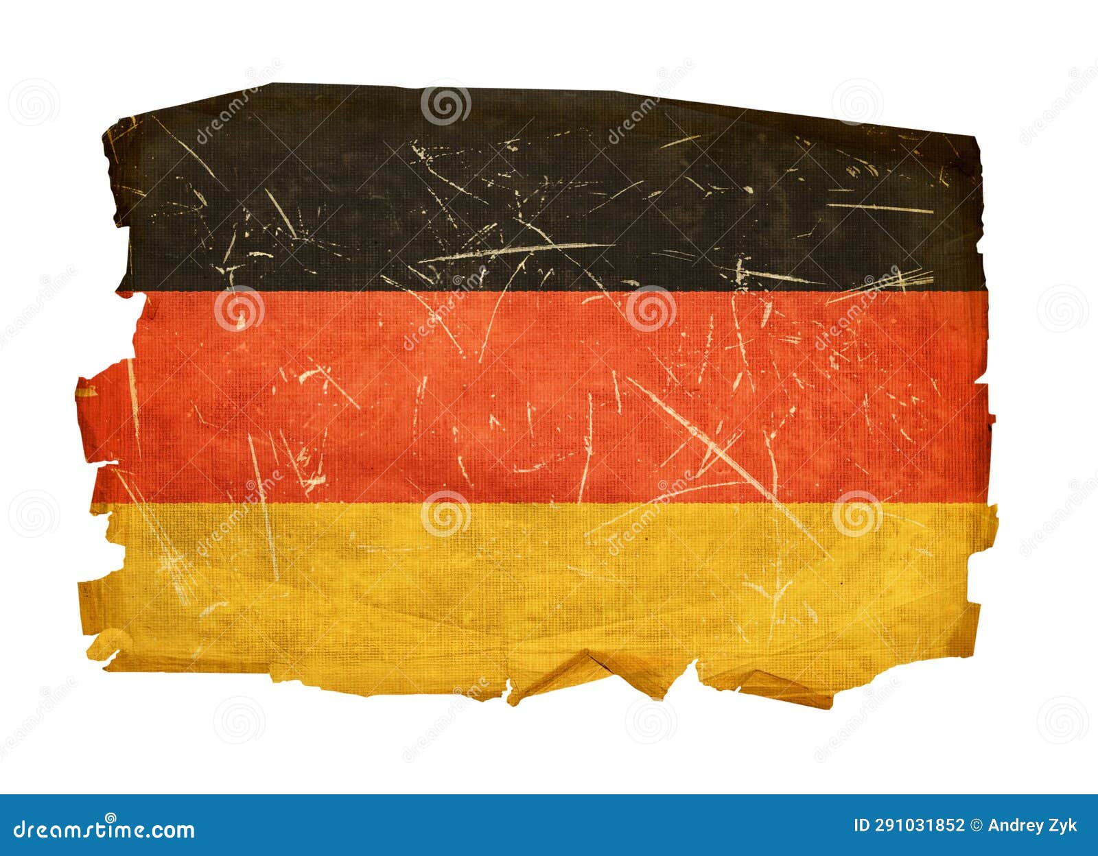 Germany Flag old stock photo. Image of tattered, sheet - 291031852