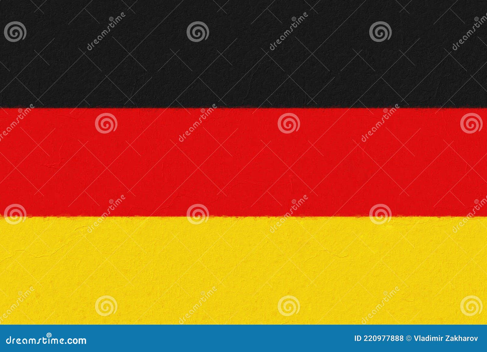 Germany Flag Painted with Paint on a Concrete Wall Stock Illustration ...