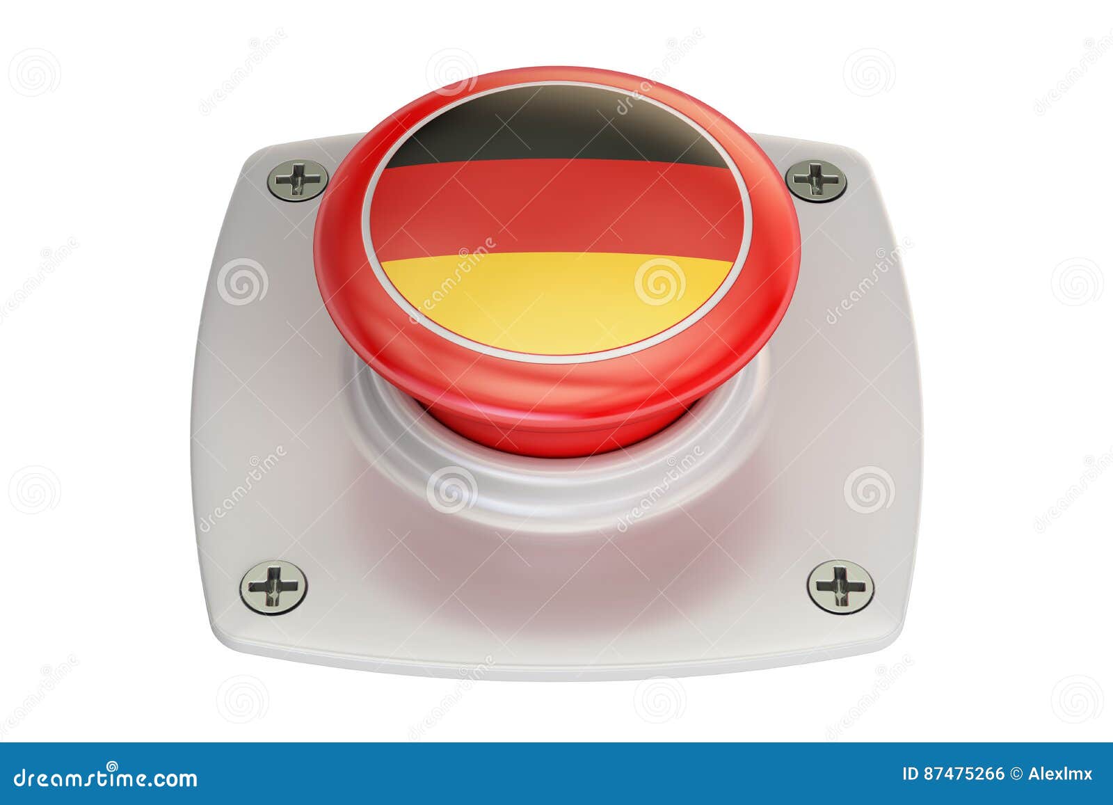 Germany flag push button stock illustration. Illustration of germany ...