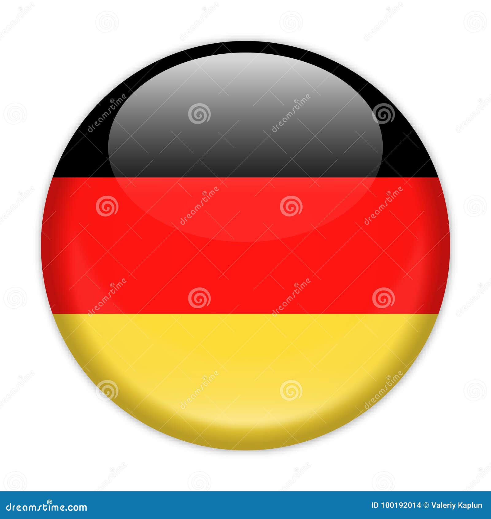Germany Flag Vector Round Icon Stock Illustration - Illustration of ...