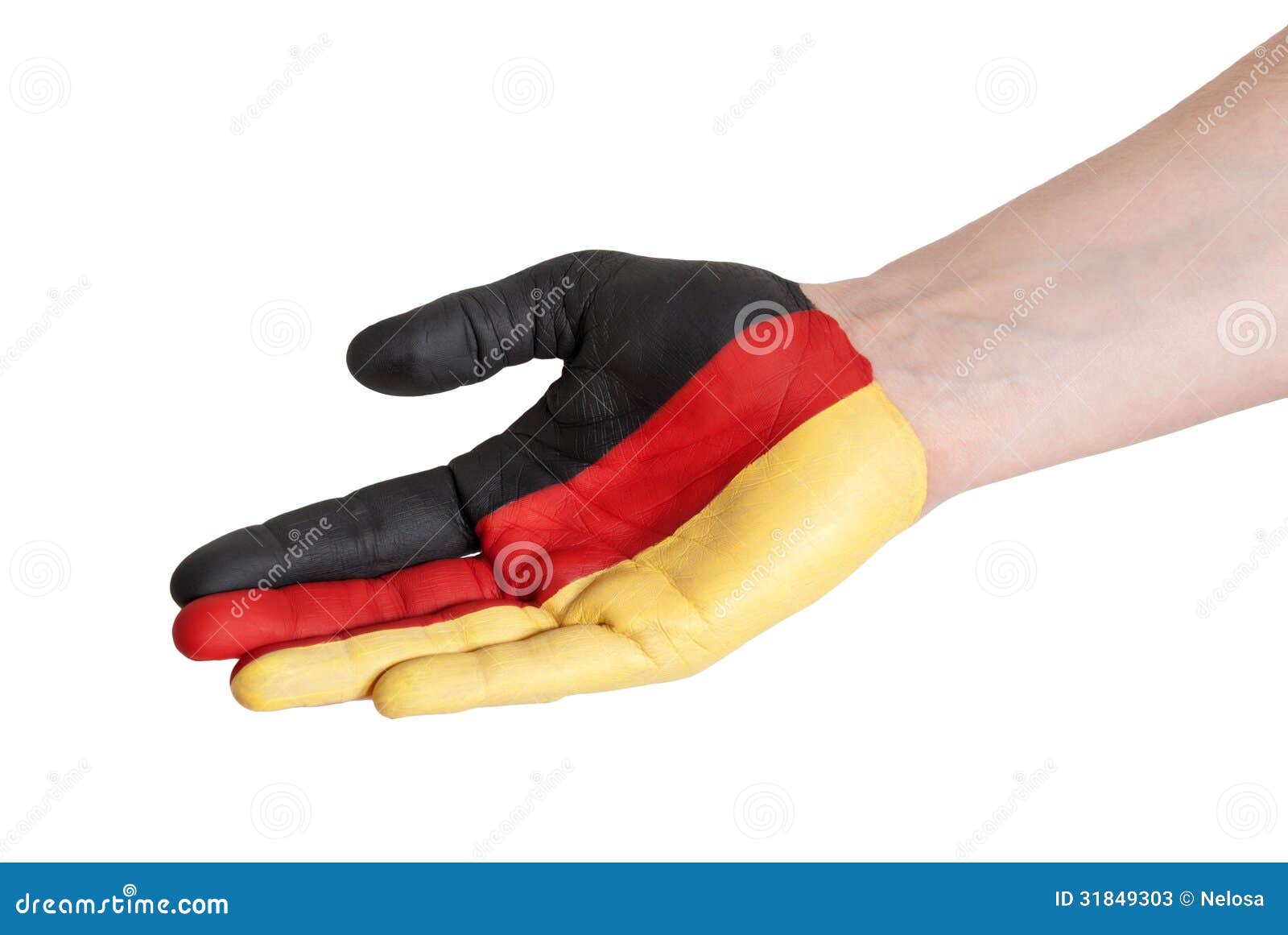 Germany in helping gesture stock image. Image of ensign - 31849303