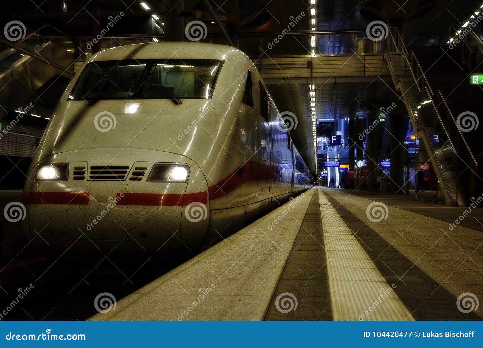Germany High Speed Train stock image. Image of colorful - 104420477