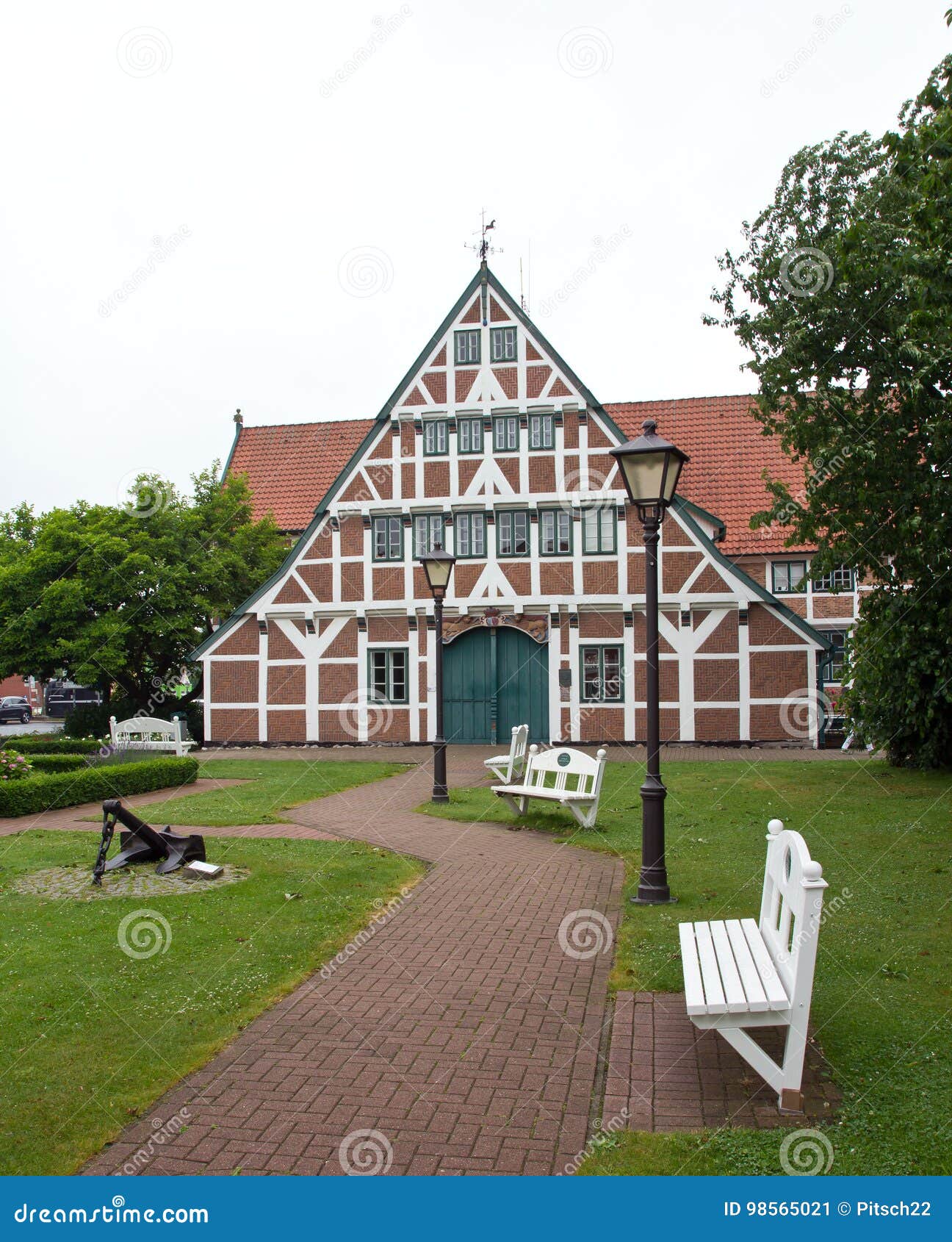 Germany, Jork, City Hall stock image. Image of excursion - 98565021