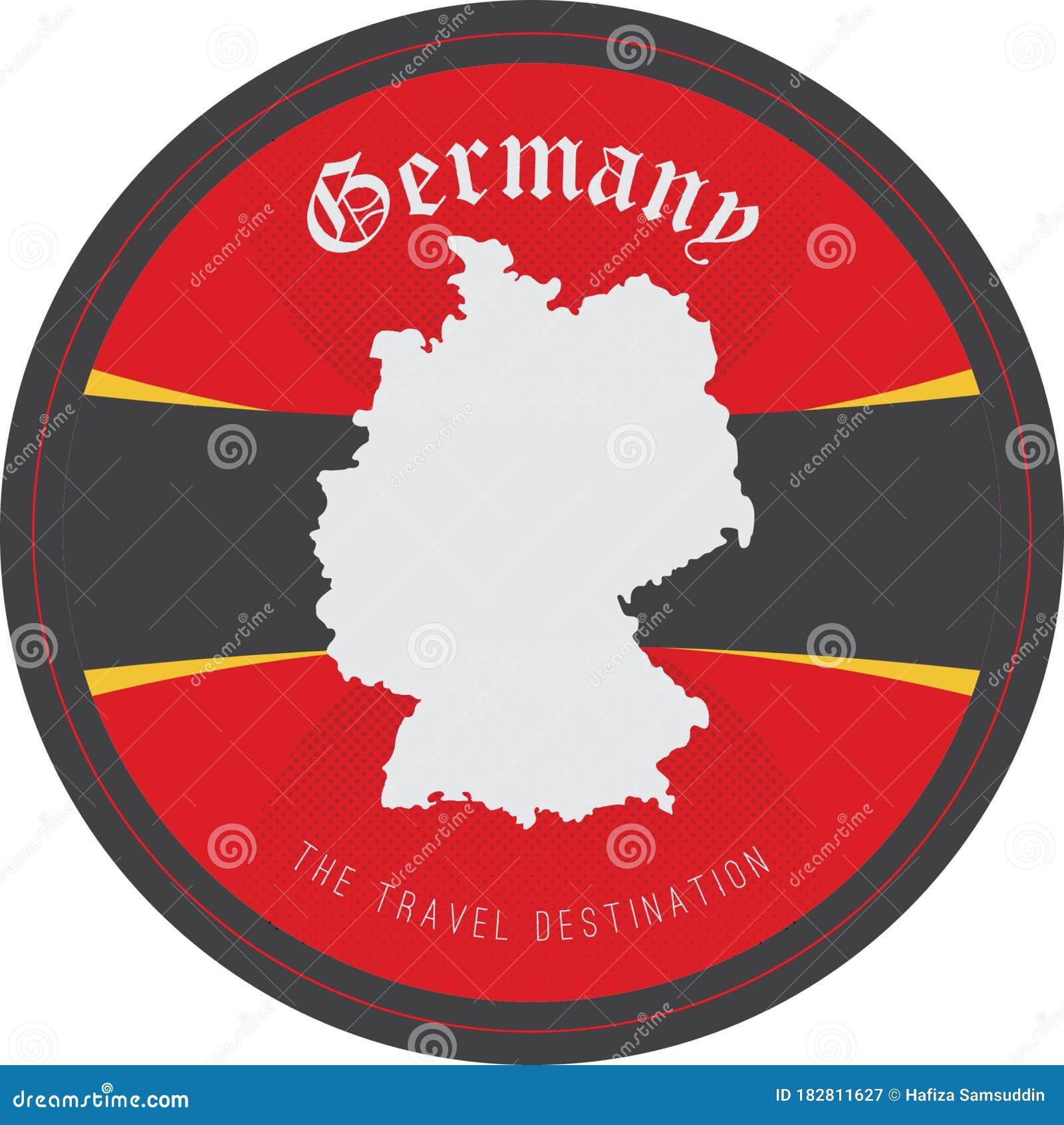 Germany label design stock vector. Illustration of germany - 182811627