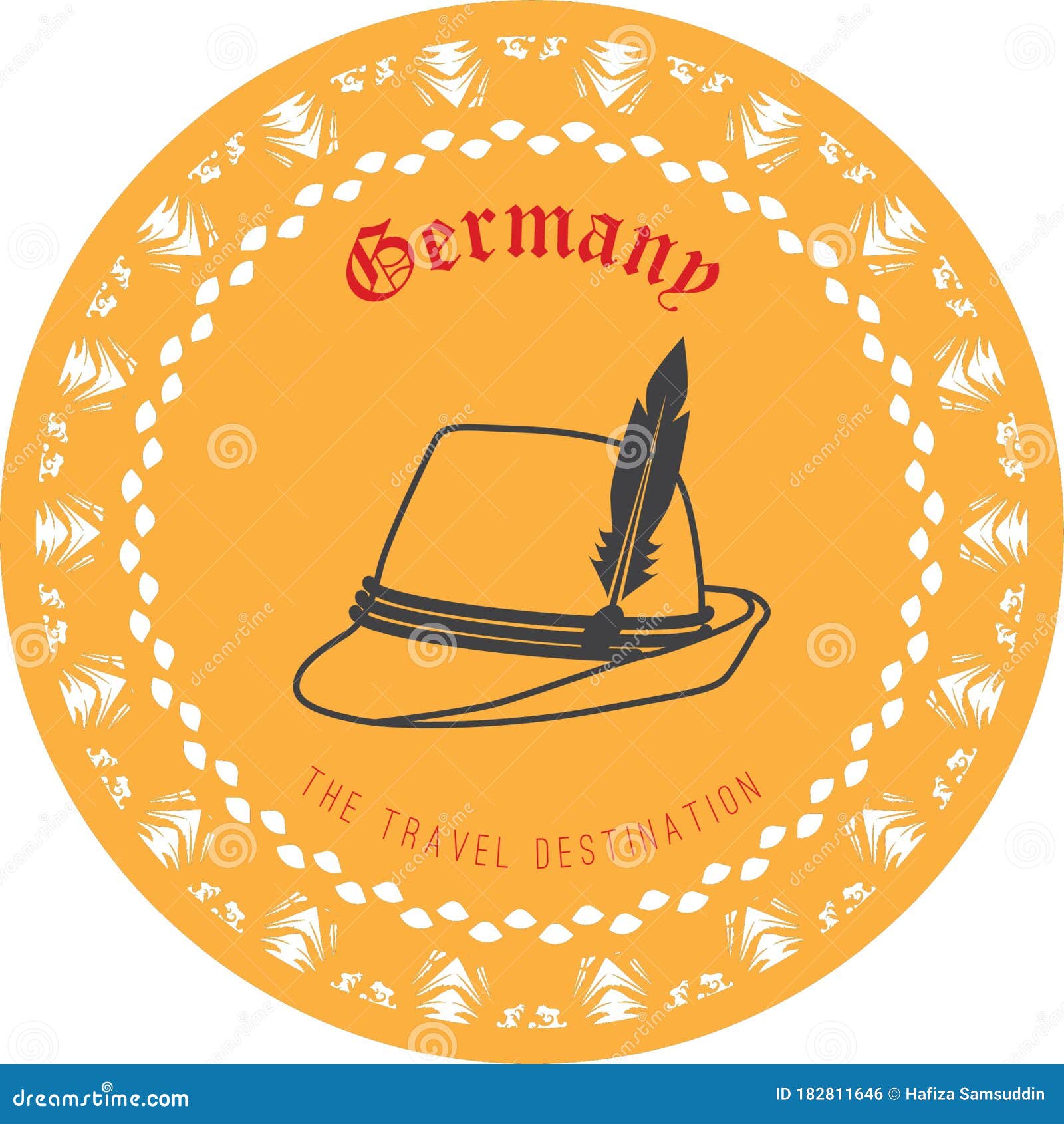 Germany label design stock vector. Illustration of germany - 182811646