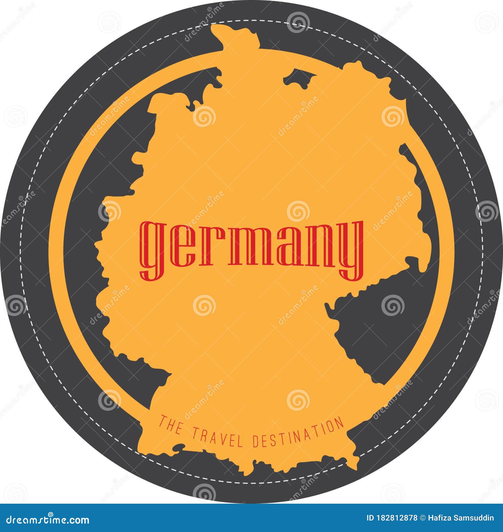 Germany label design stock vector. Illustration of word - 182812878