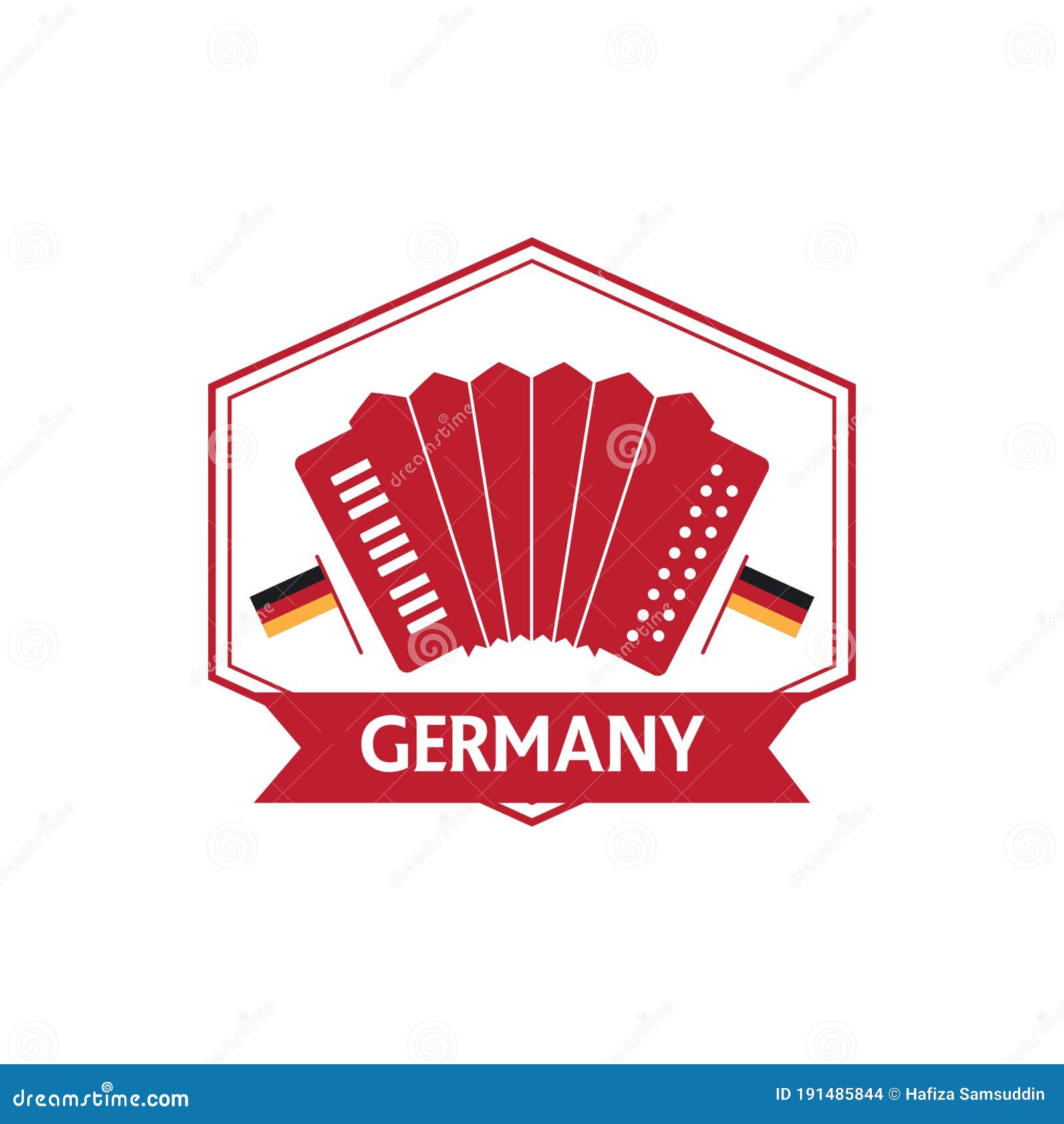 Germany Label Design. Vector Illustration Decorative Design Stock ...