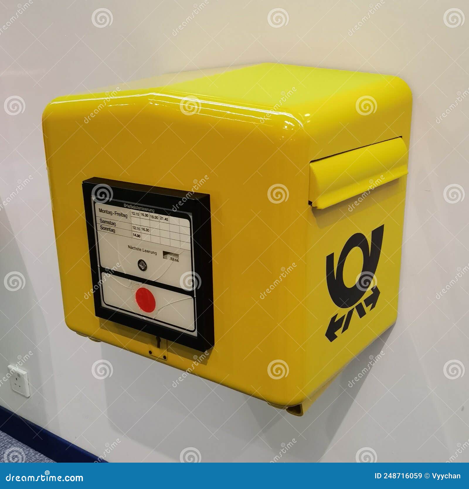 Germany Letter Box German Post Mail Mailbox Container Outdoor Public ...